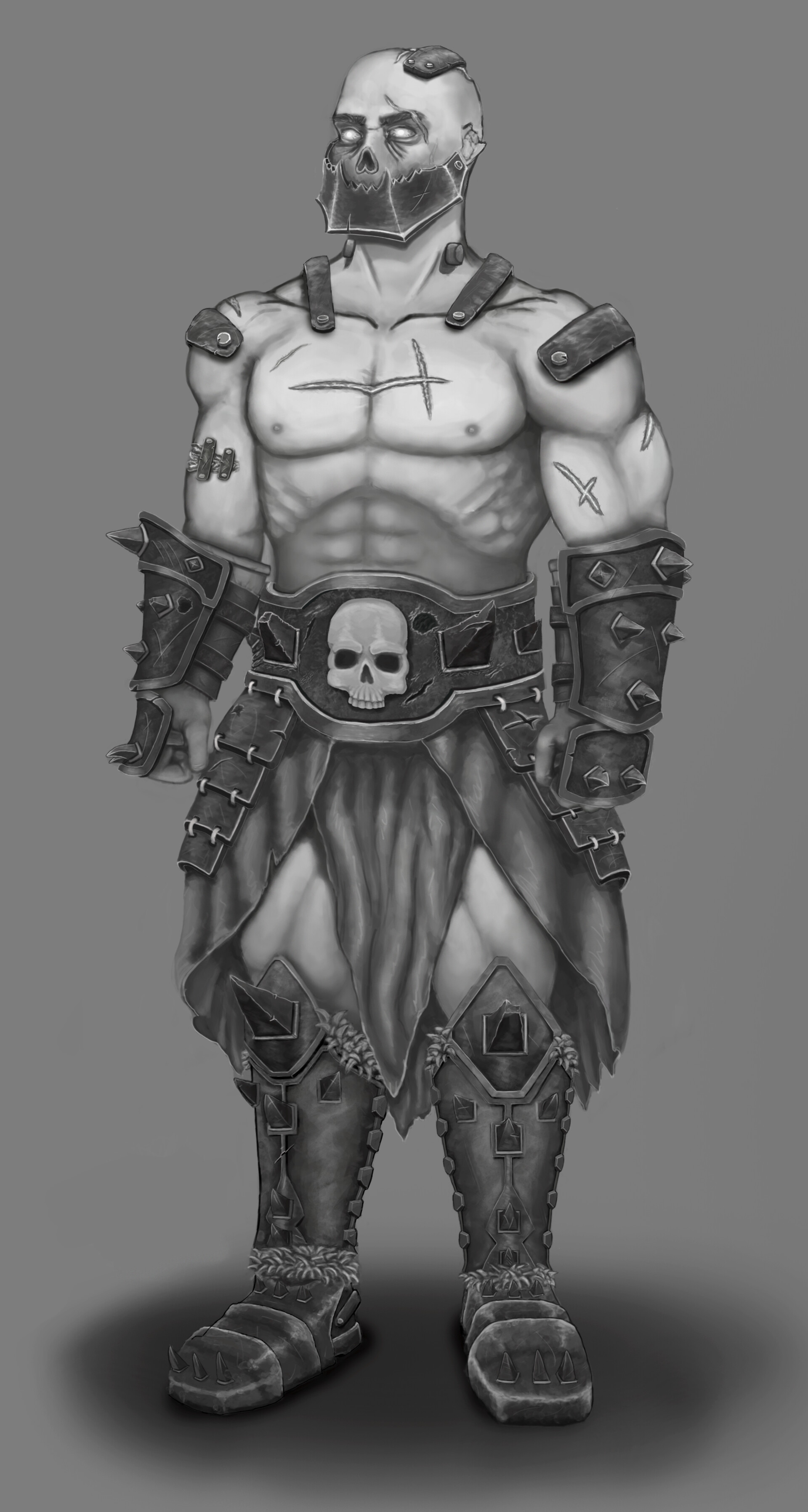 ArtStation - Undead Berserker Character Concept