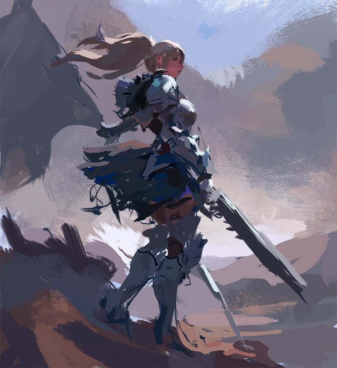 ArtStation - Pair of sketches