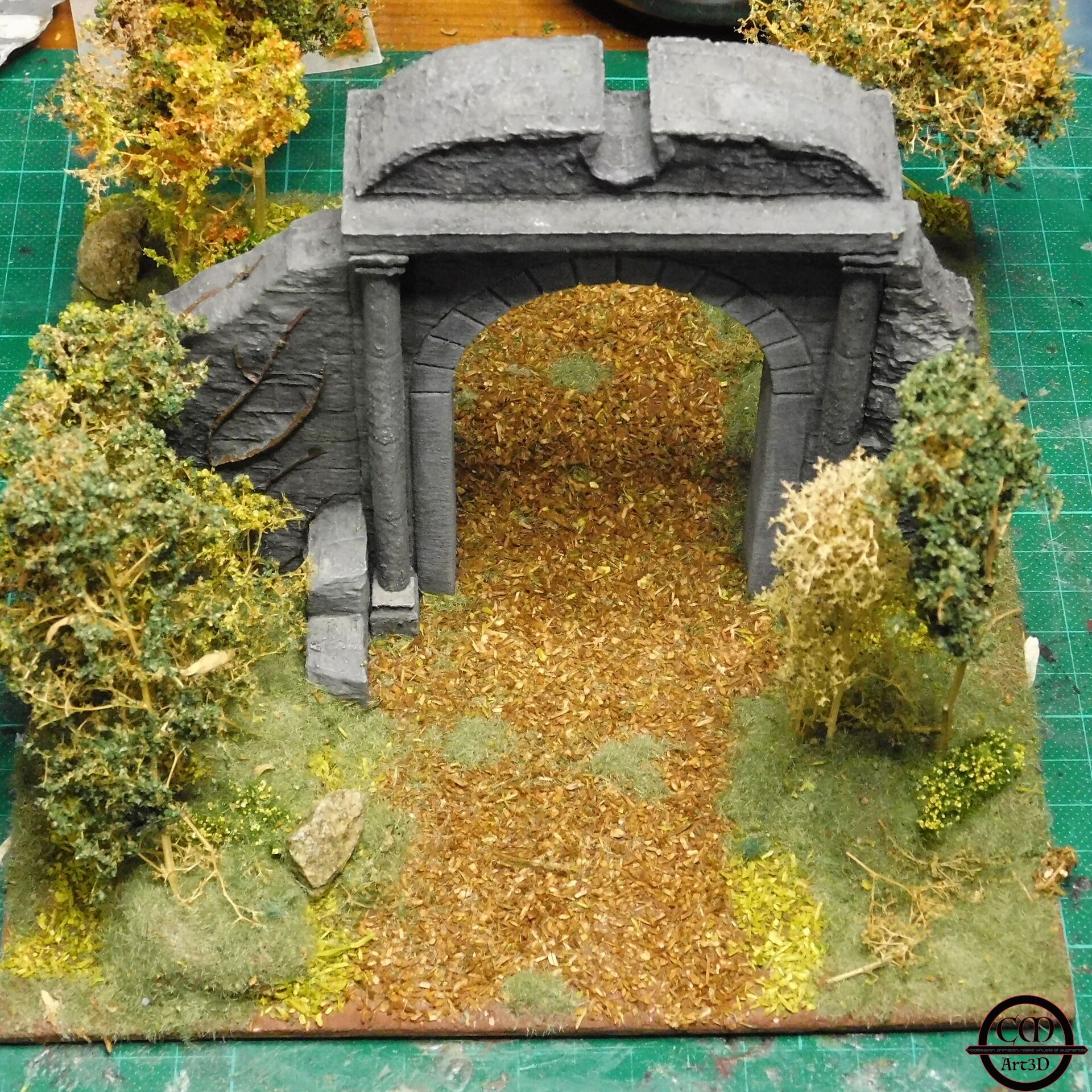 ArtStation - Medieval Gate diorama