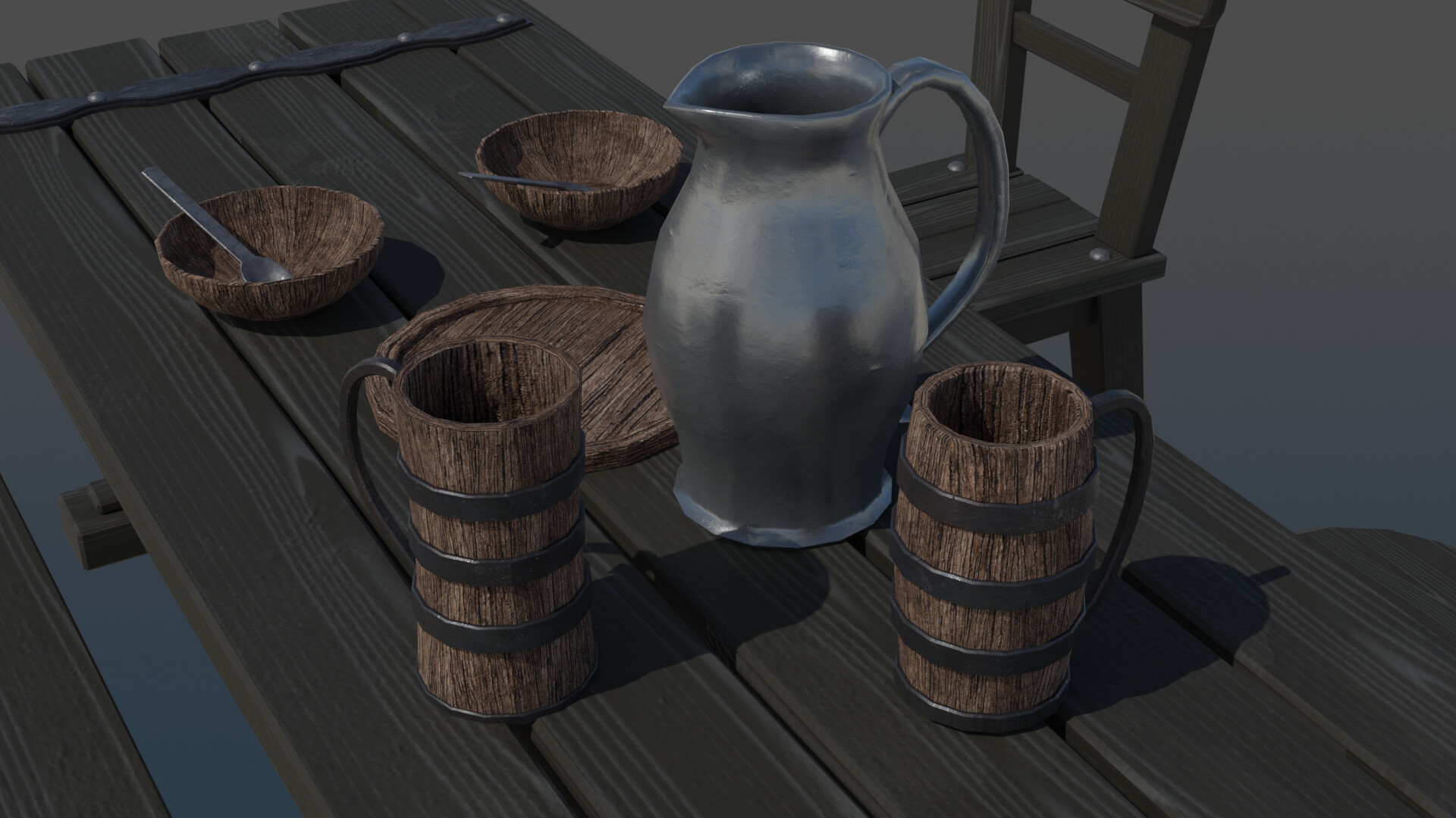 ArtStation - First part of dungeon props set