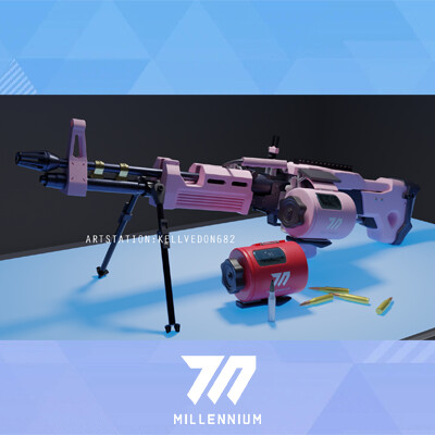 ArtStation - Kurosaki Koyuki's M60E6 "Muli Gun"