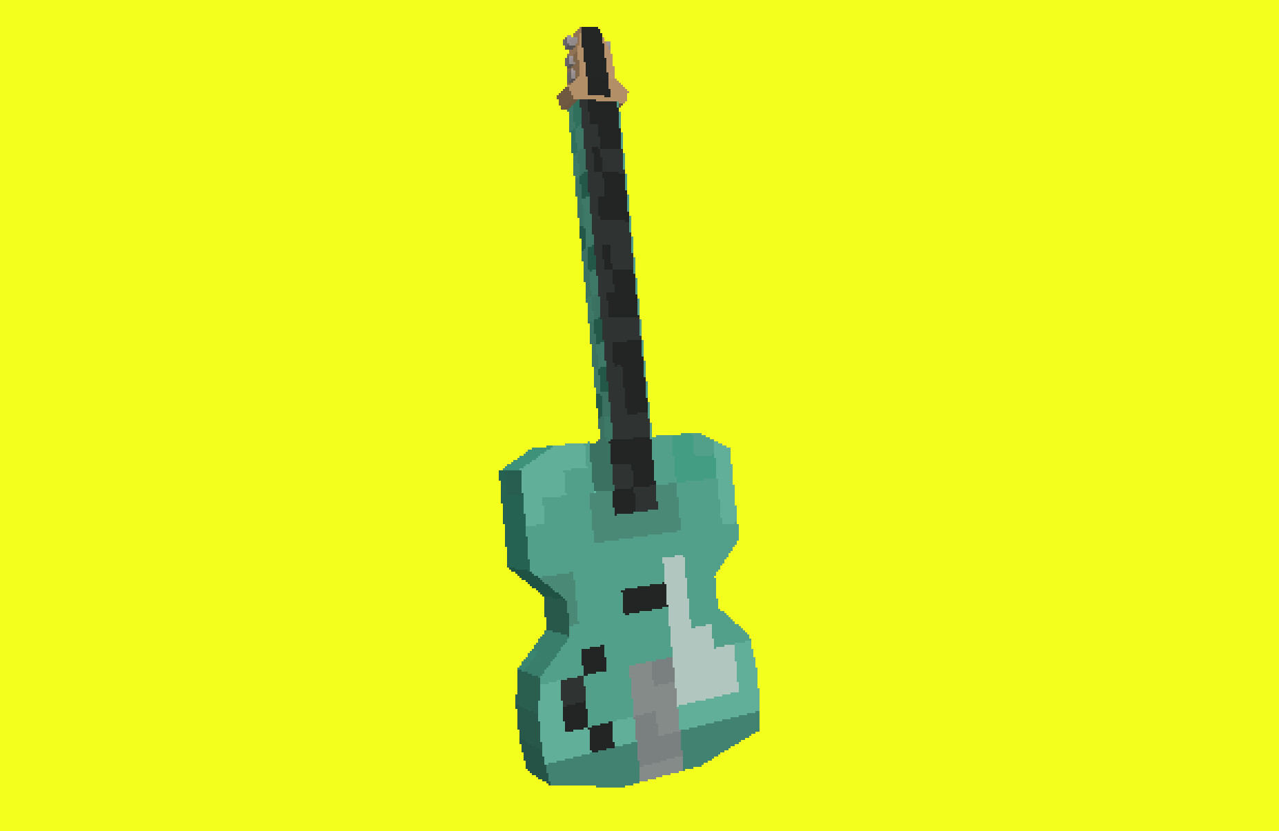 ArtStation - Ino's Guitar Model