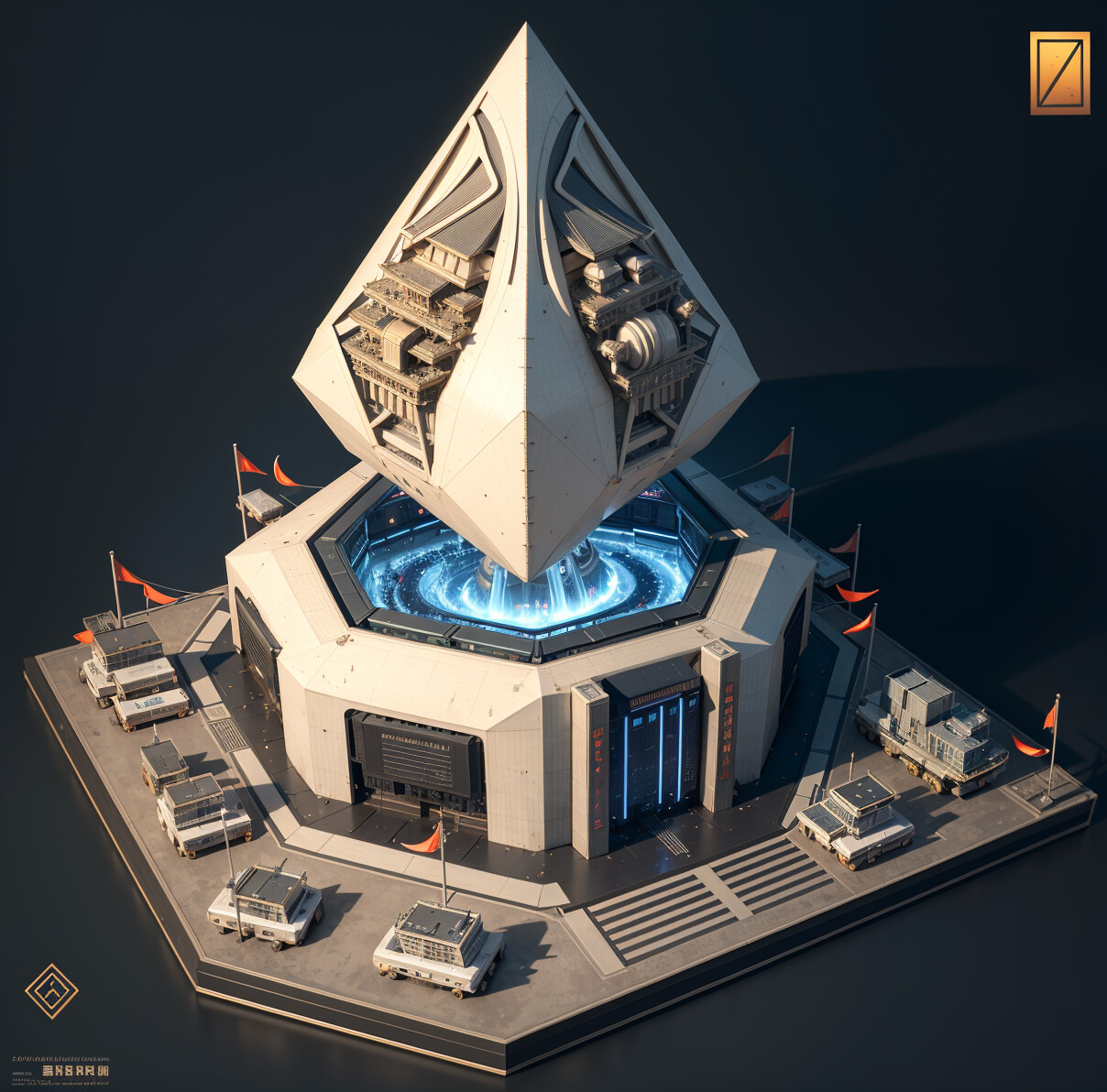 ArtStation - RTS buildings made with Midjourney