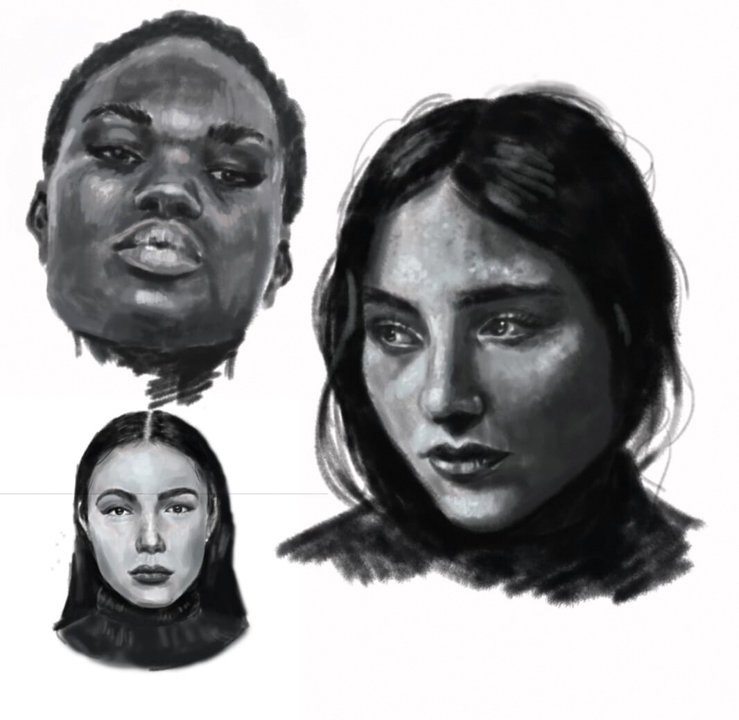 ArtStation - Head studies