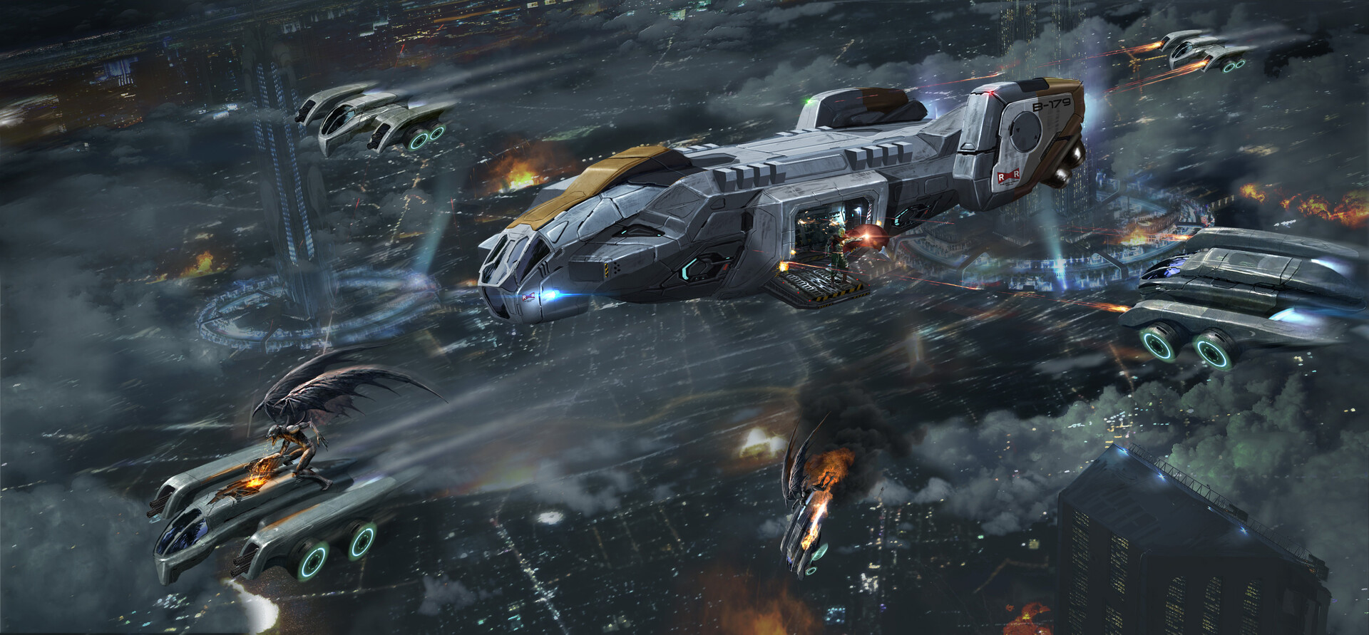 ArtStation - Air attack