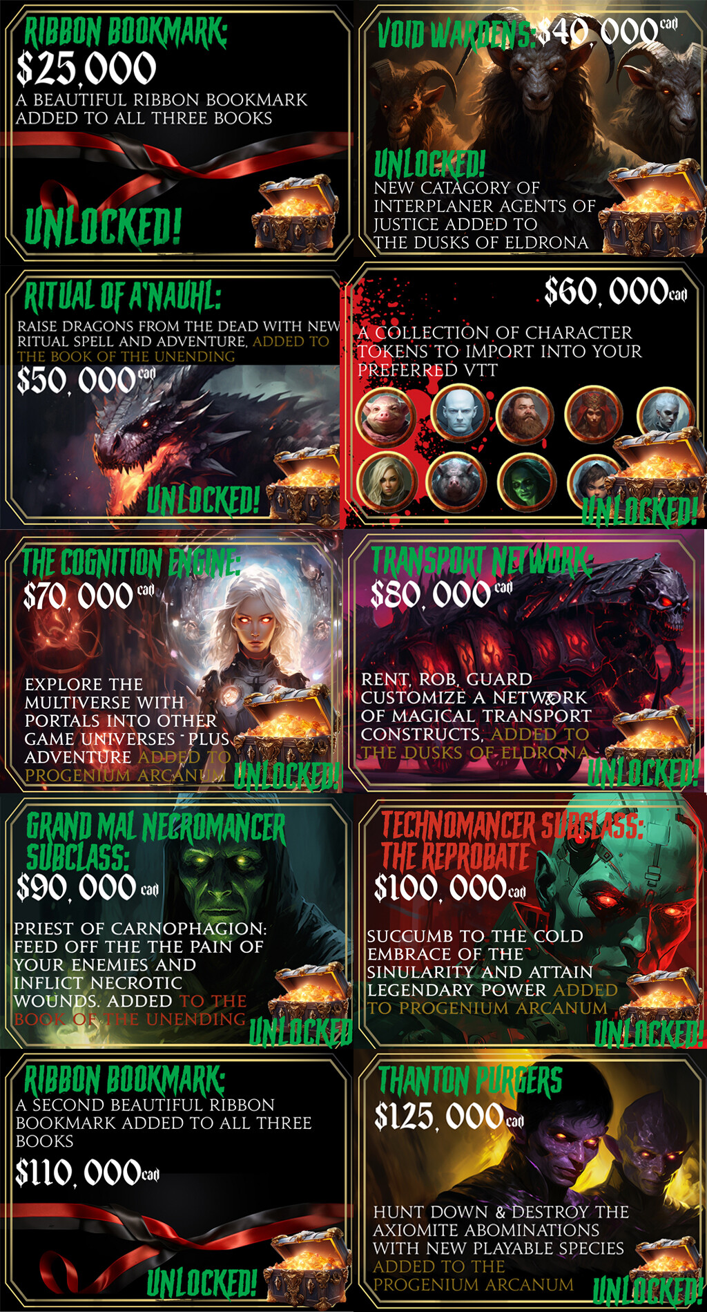 ArtStation - Flesh & Steel Stretch goals