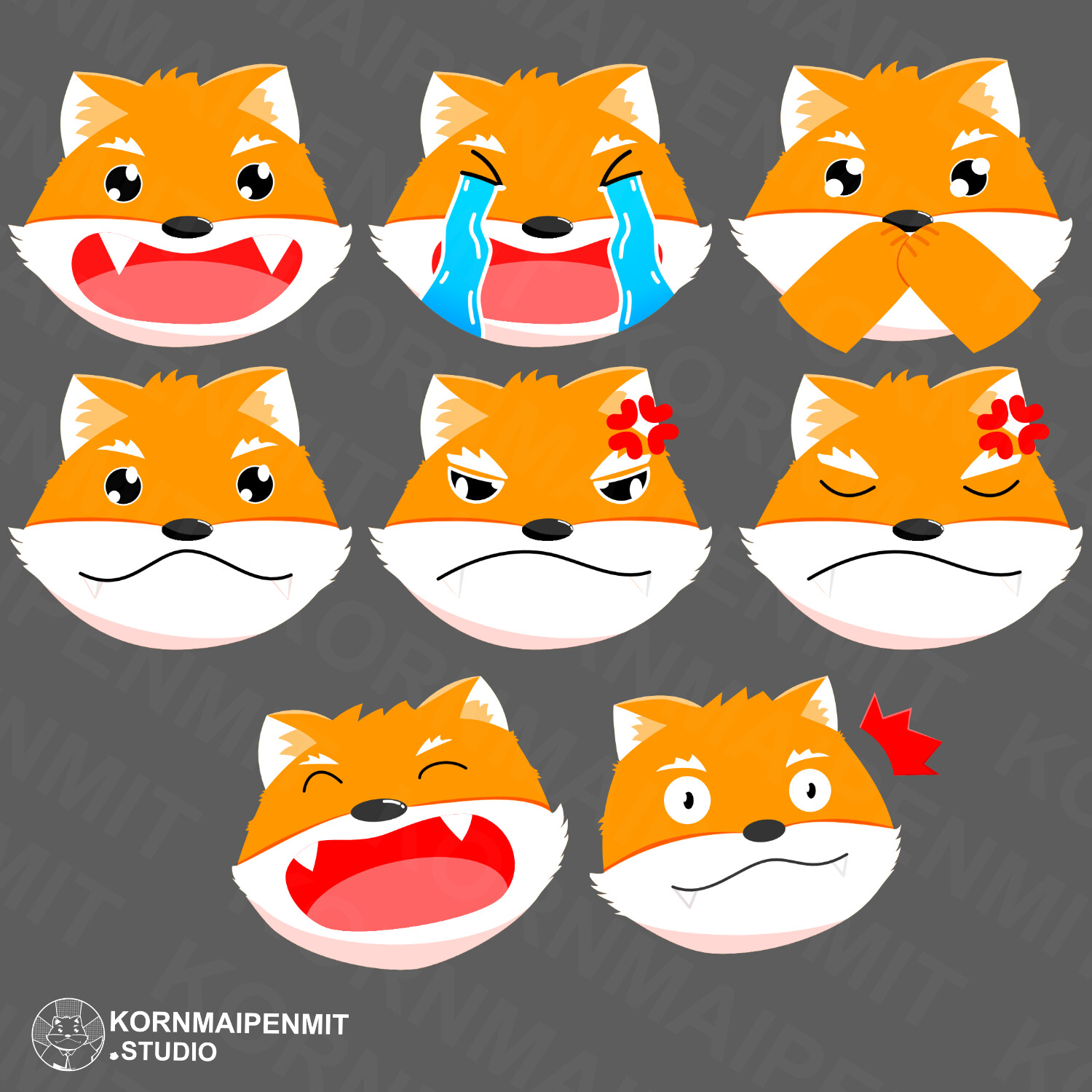 ArtStation - Emoji Fox