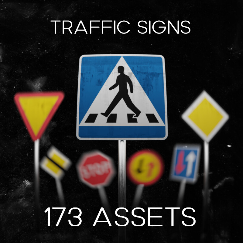 ArtStation - Swedish Traffic signs Collection