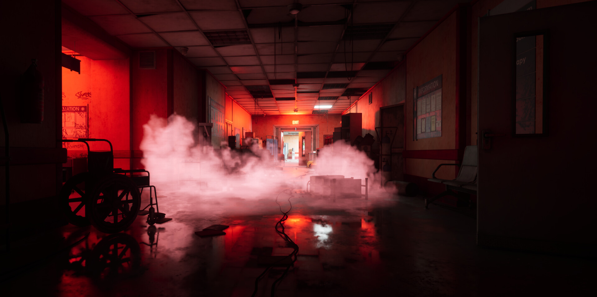 ArtStation - Lighting: Interior example - Academic Study