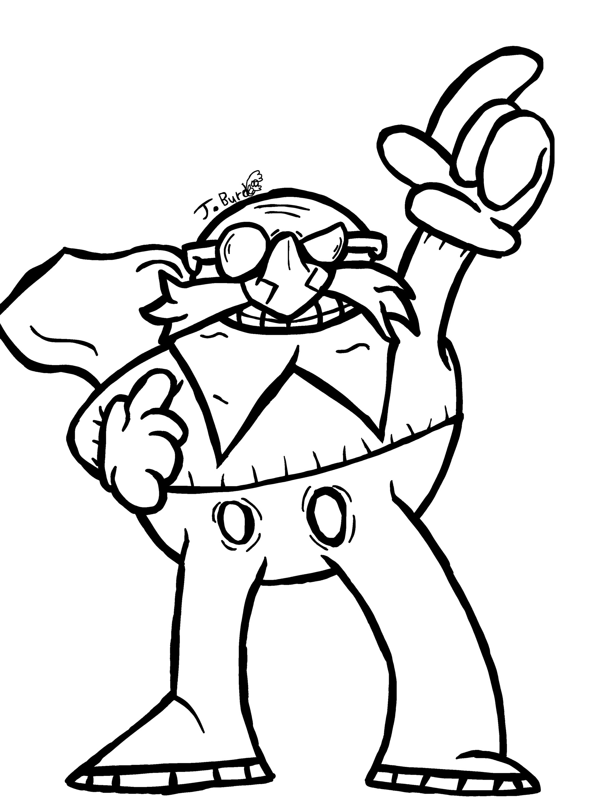 coloring pages dr eggman