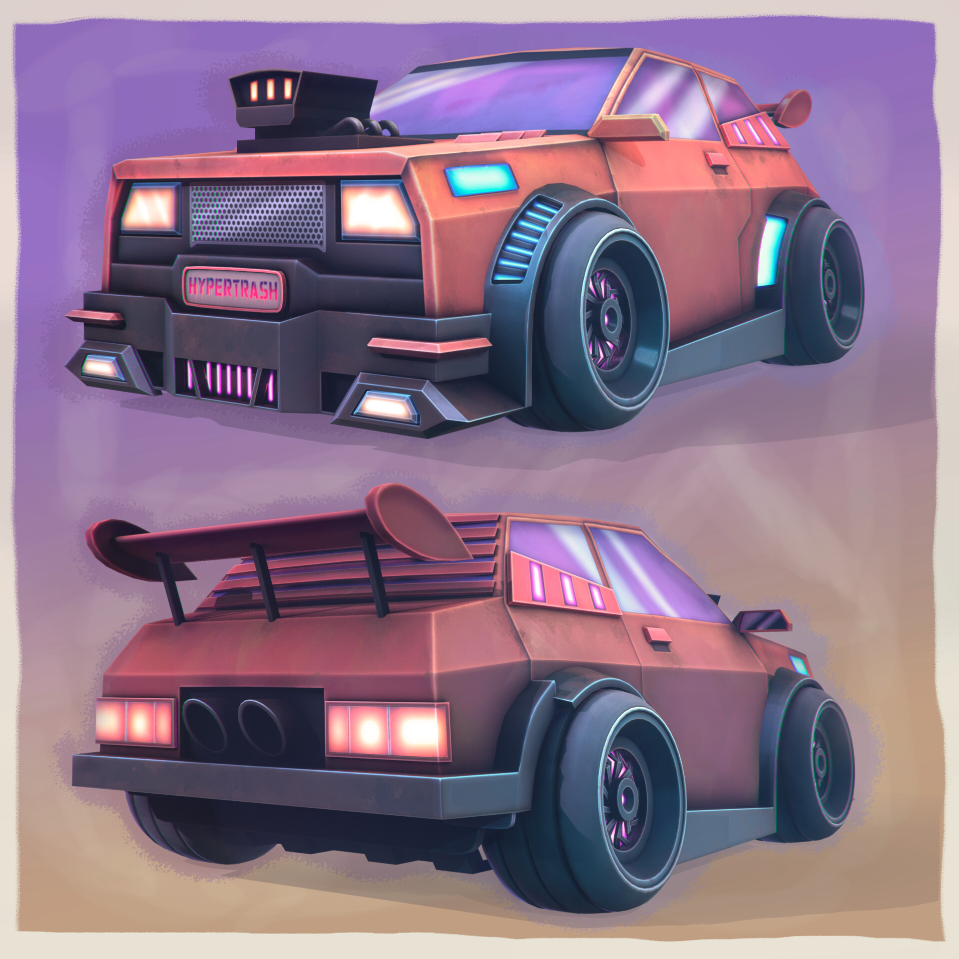 ArtStation - Stylized Car