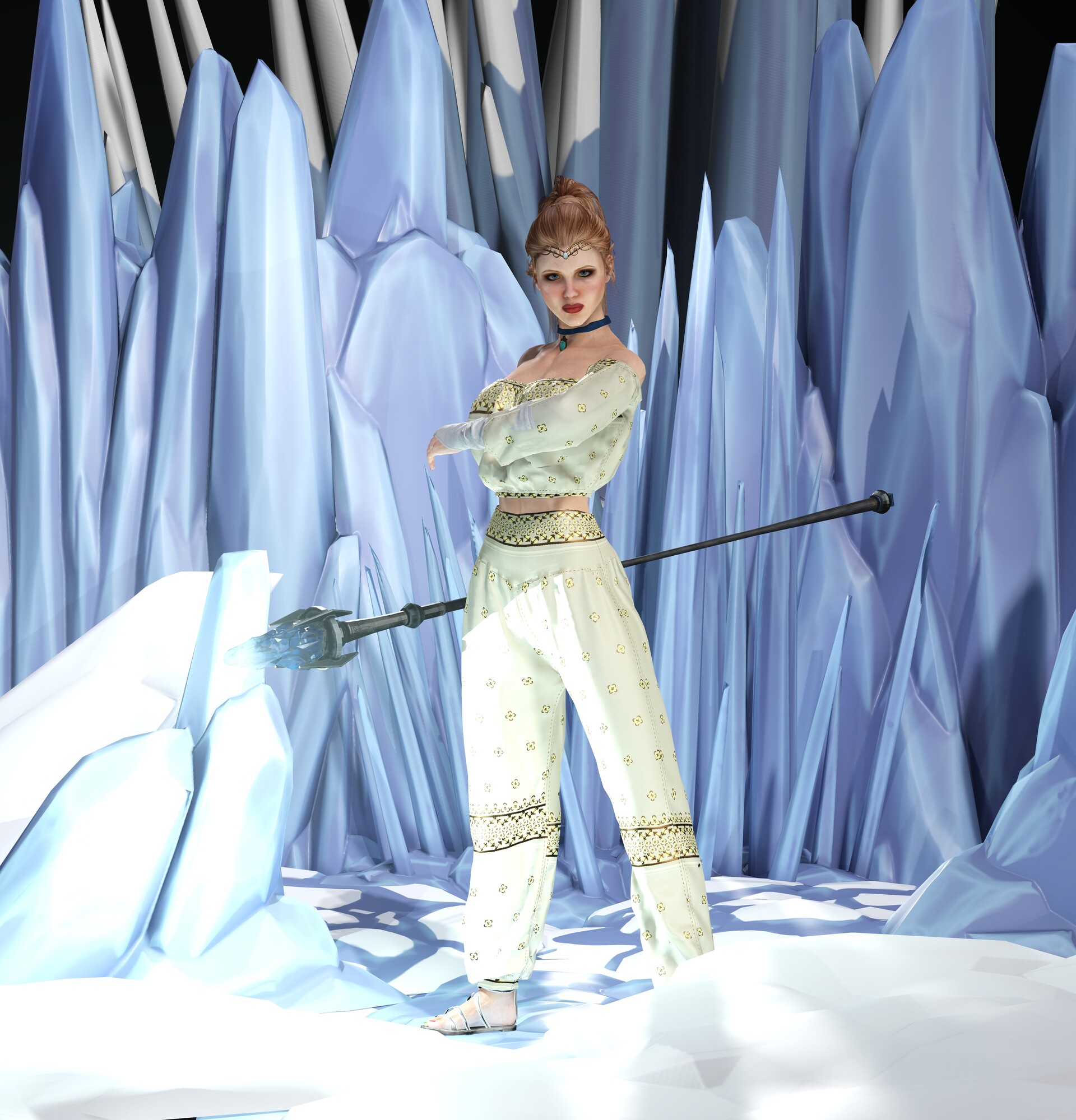 ArtStation - Ice Mage in White