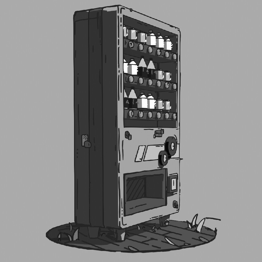 ArtStation - Vending machine 3D