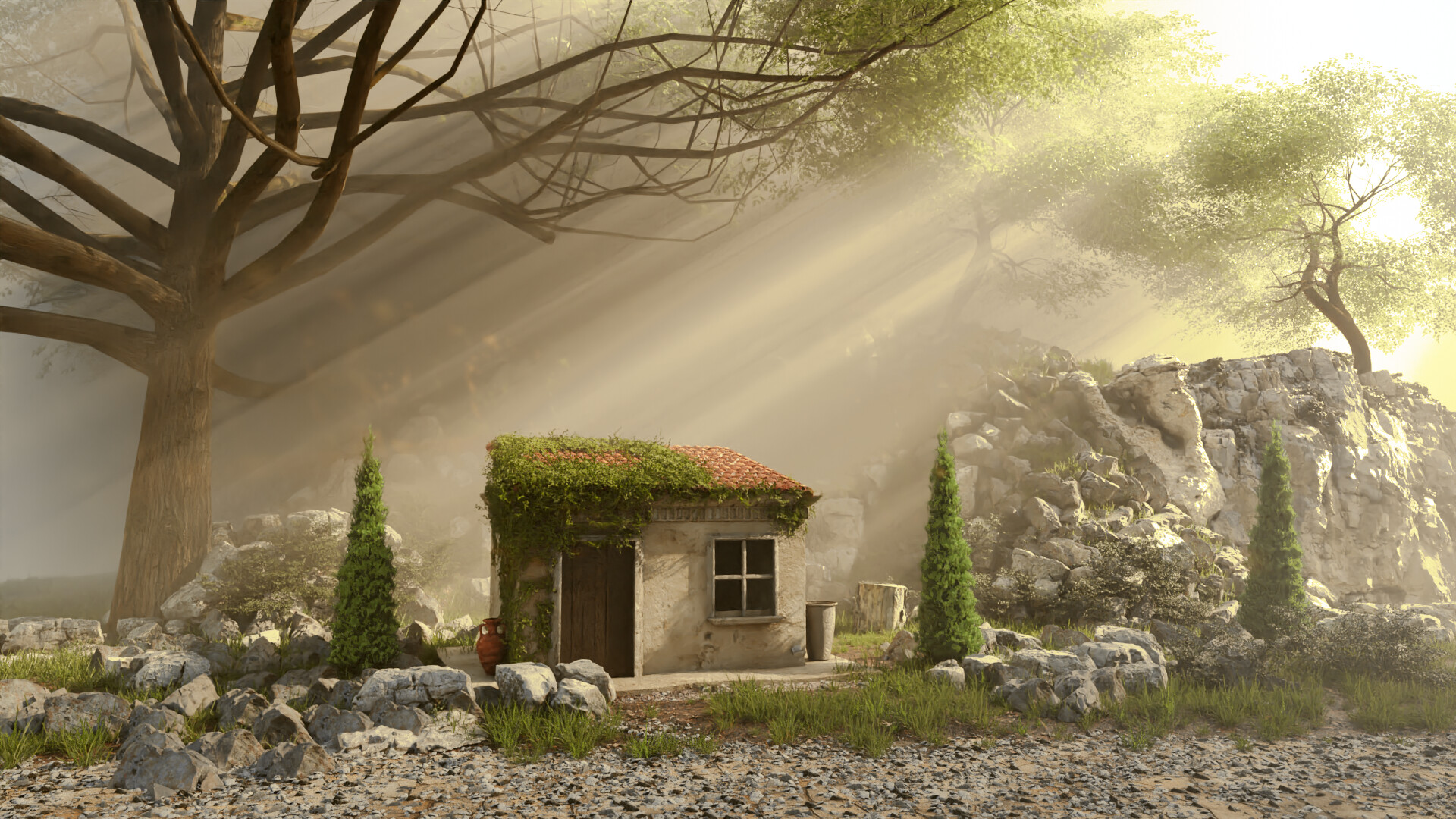 ArtStation - Little Roman House