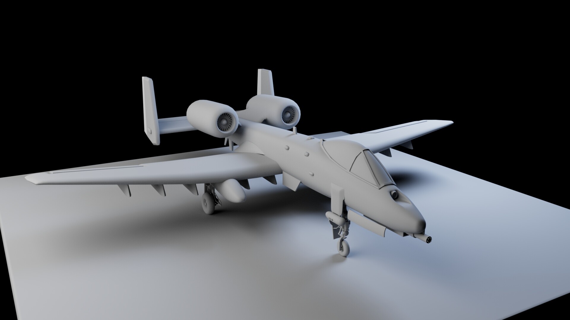 ArtStation - a10 warthog speed model