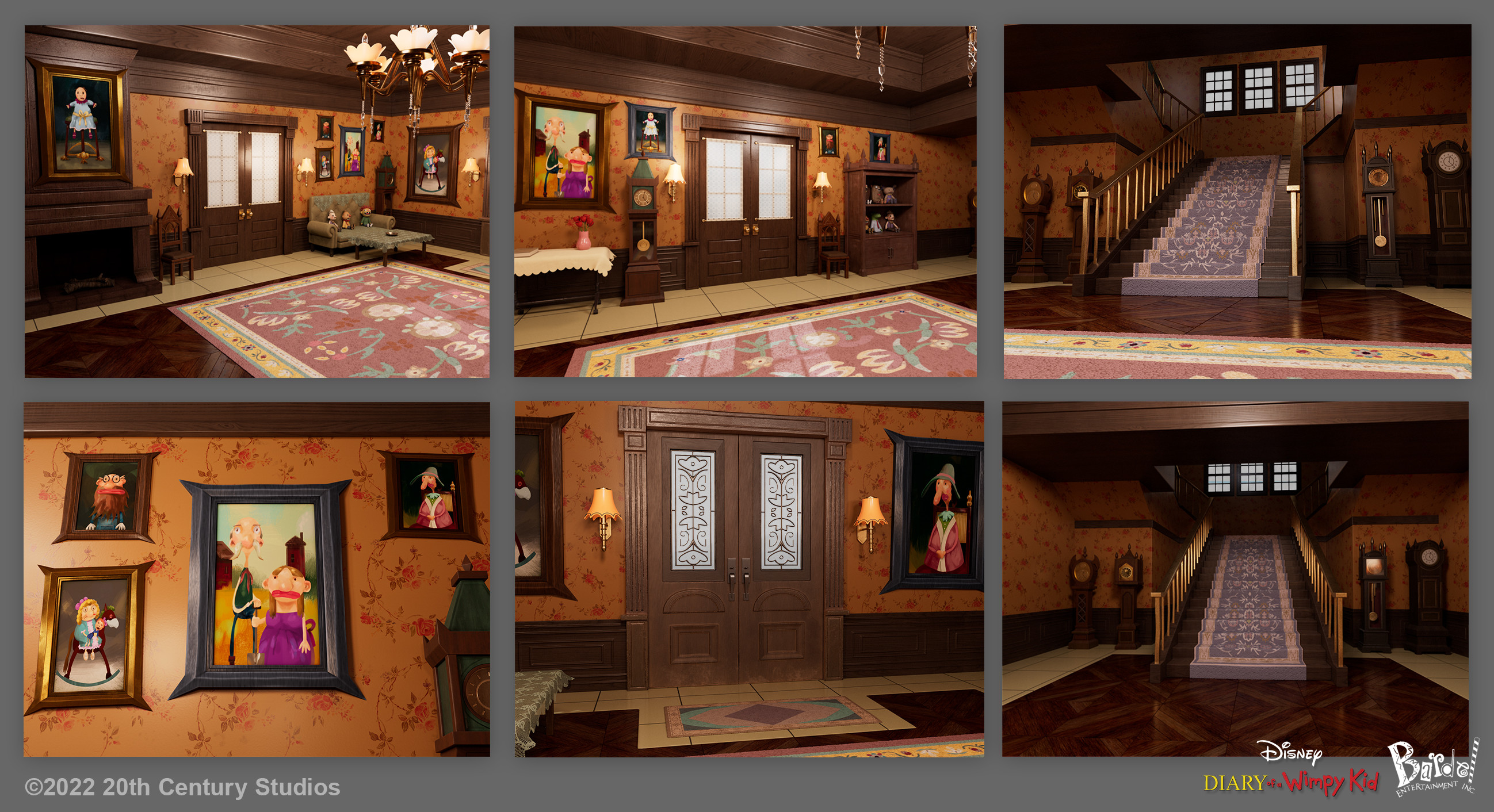 Javier Gascon - Diary of a Wimpy Kid - Environments