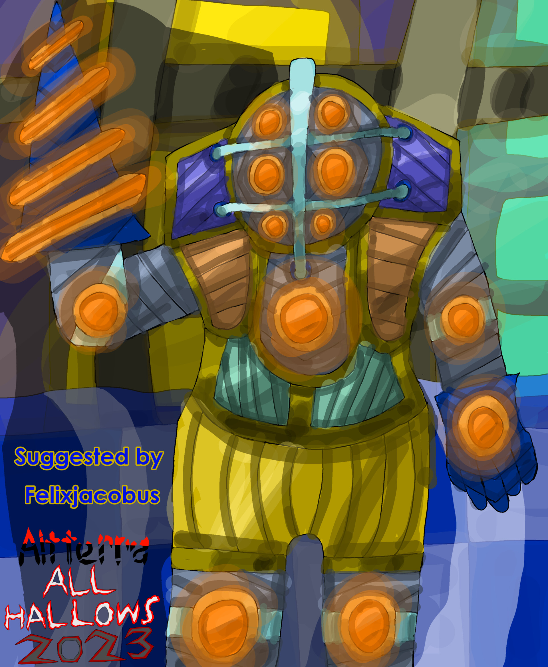 ArtStation - Shea Diver(Big Daddy themed Ray Gunner skin)