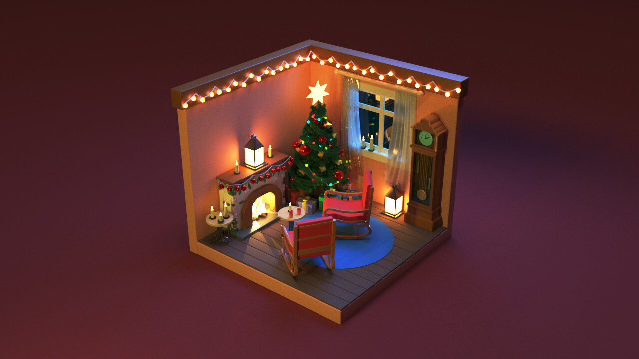 ArtStation - isometric artwork in 3Ds Max