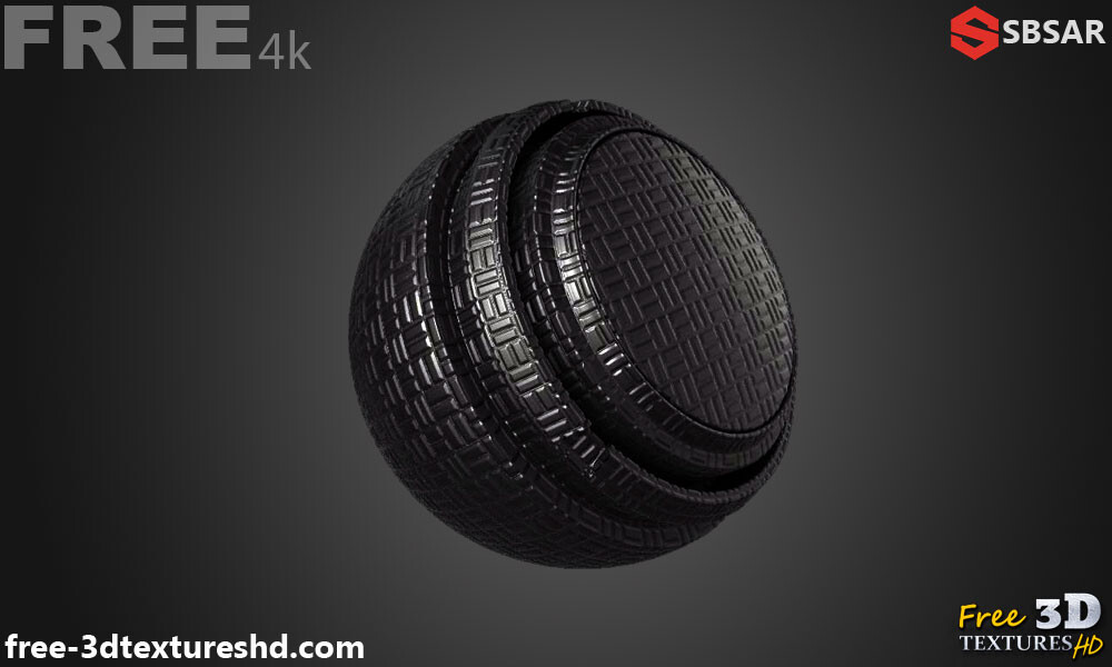 3D textures PBR free Download - Basket Pattern Rubber 3D Texture PBR ...