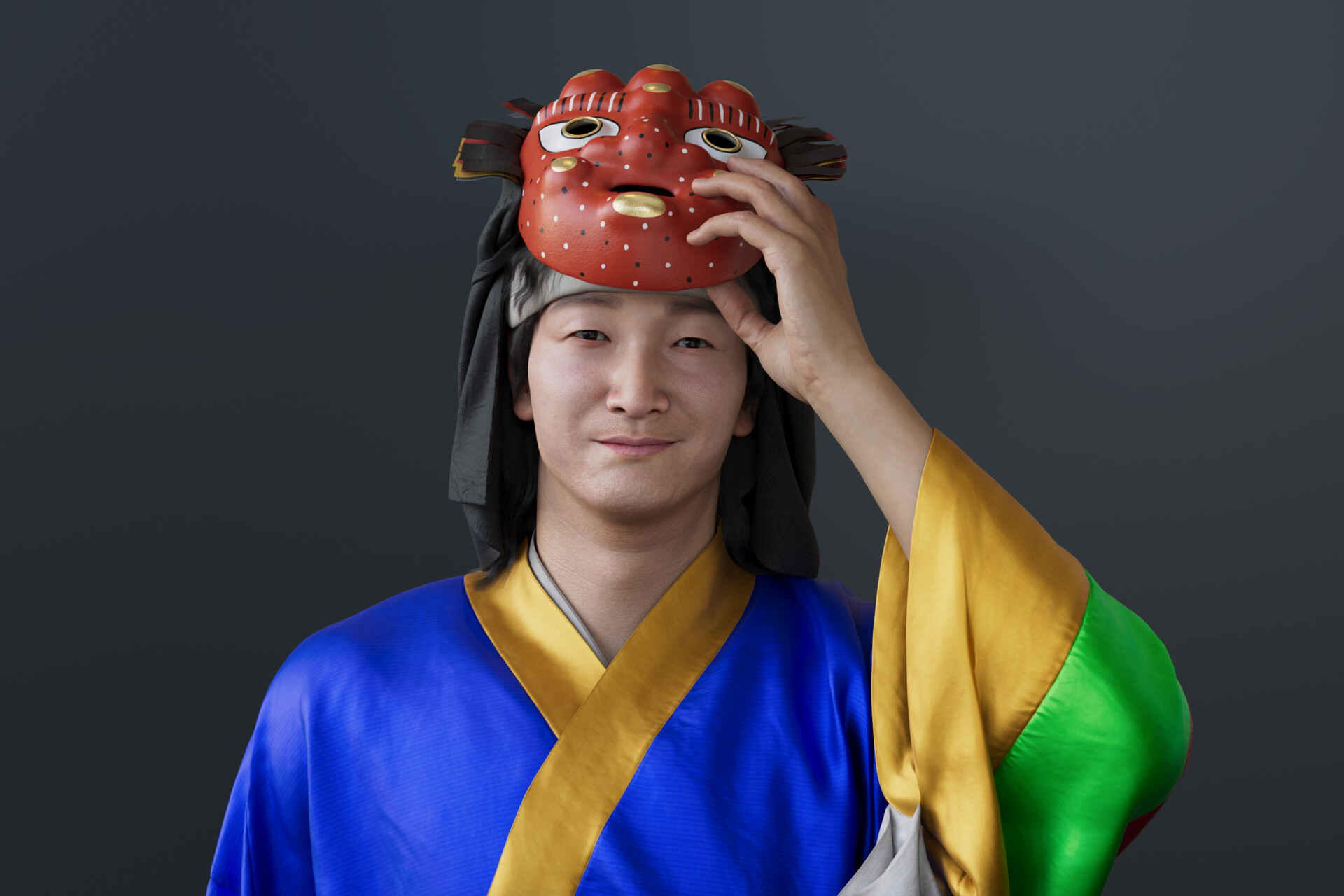 ArtStation - The horseman of Bongsan Talchum(Mask Dance Drama of Bongsan)