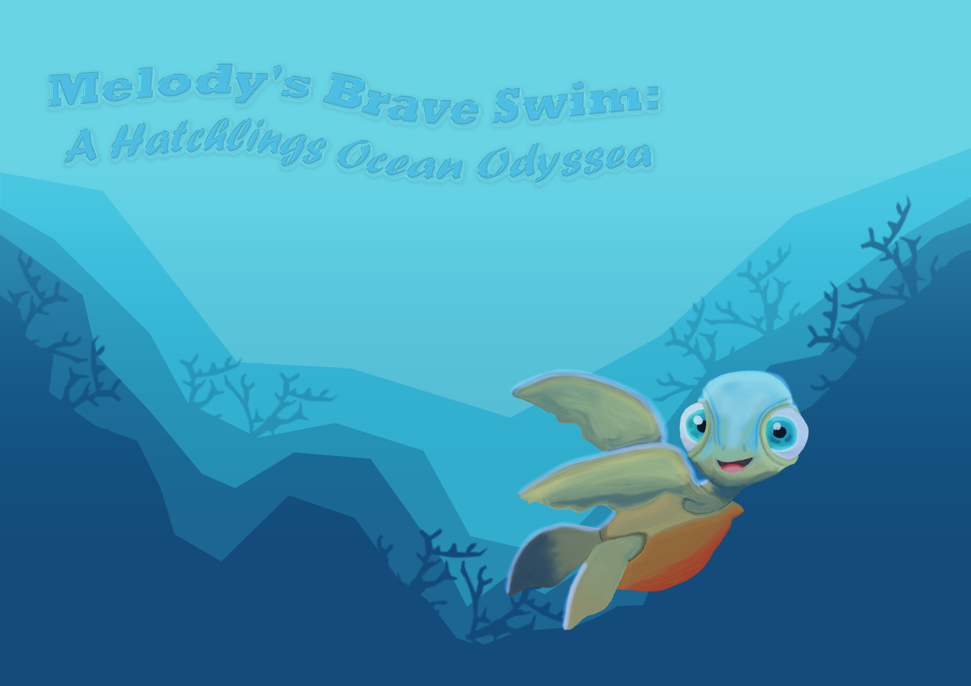 ArtStation - Melody's Brave Swim: A Hatchlings Ocean Odyssea