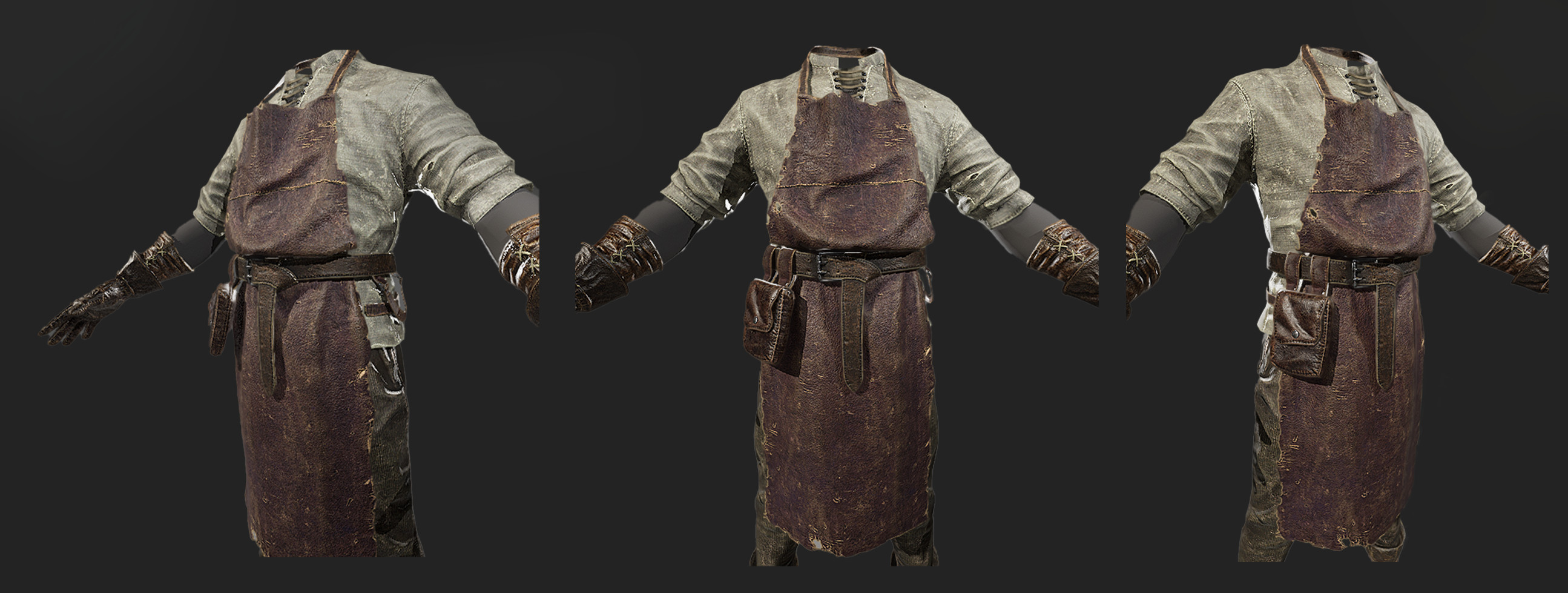 Irene carbonell portfolio 3d 2d art - NPC Citizen Clothes