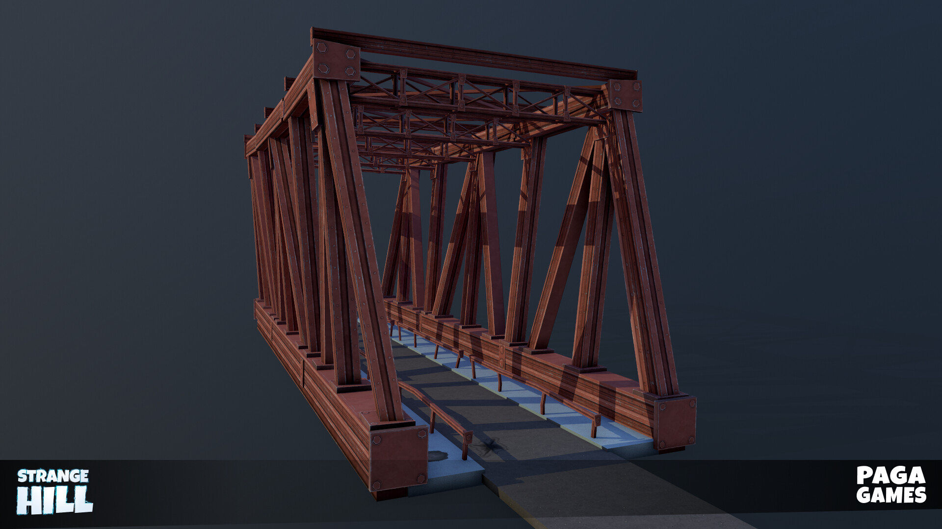 ArtStation - Stylized Rusted Bridge