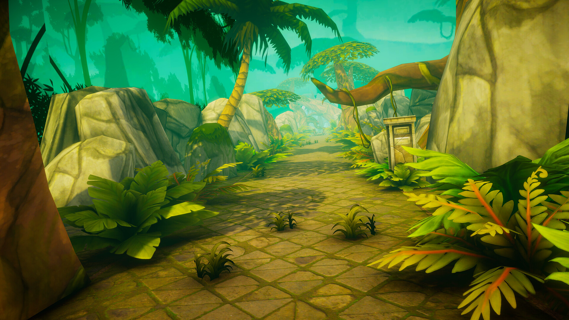ArtStation - Jungle Mobile Game Low Poly Environment