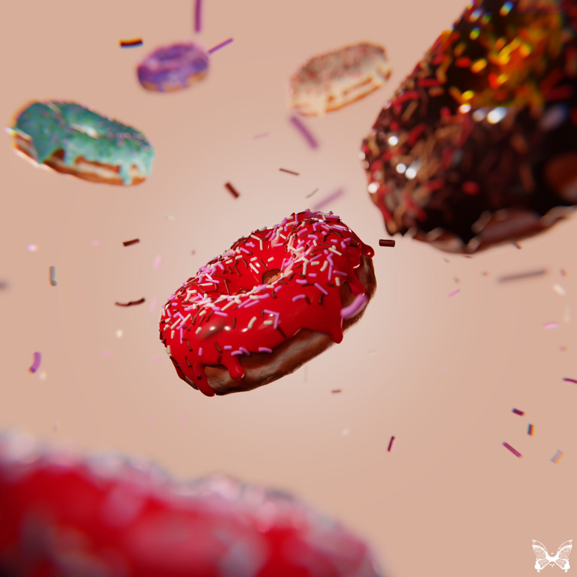 ArtStation - Urie - 3D DONUTS