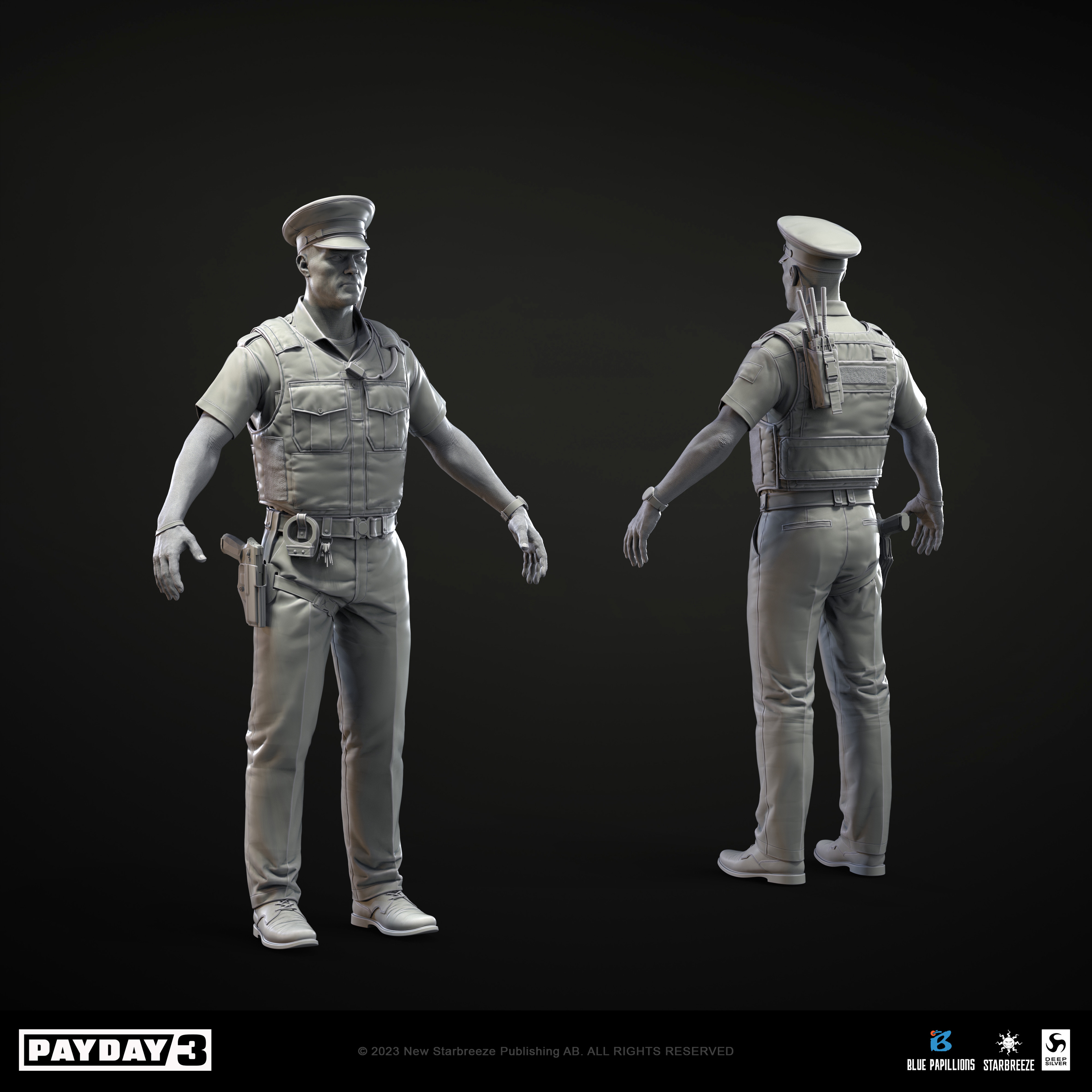 Blue Papillions - Cop Enemies I PAYDAY 3