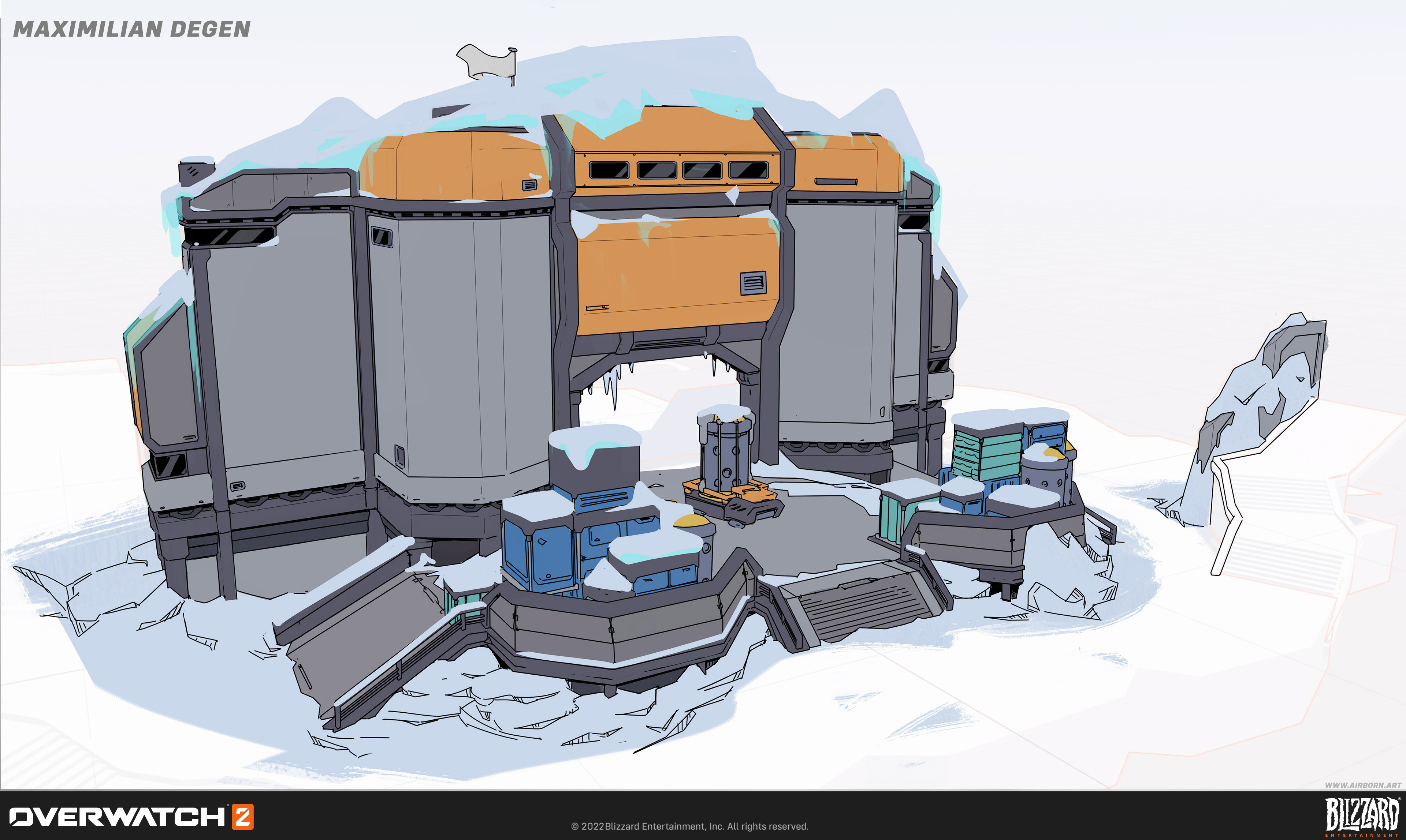 Airborn Studios - Overwatch 2 - Antarctic Peninsula Concepts #2