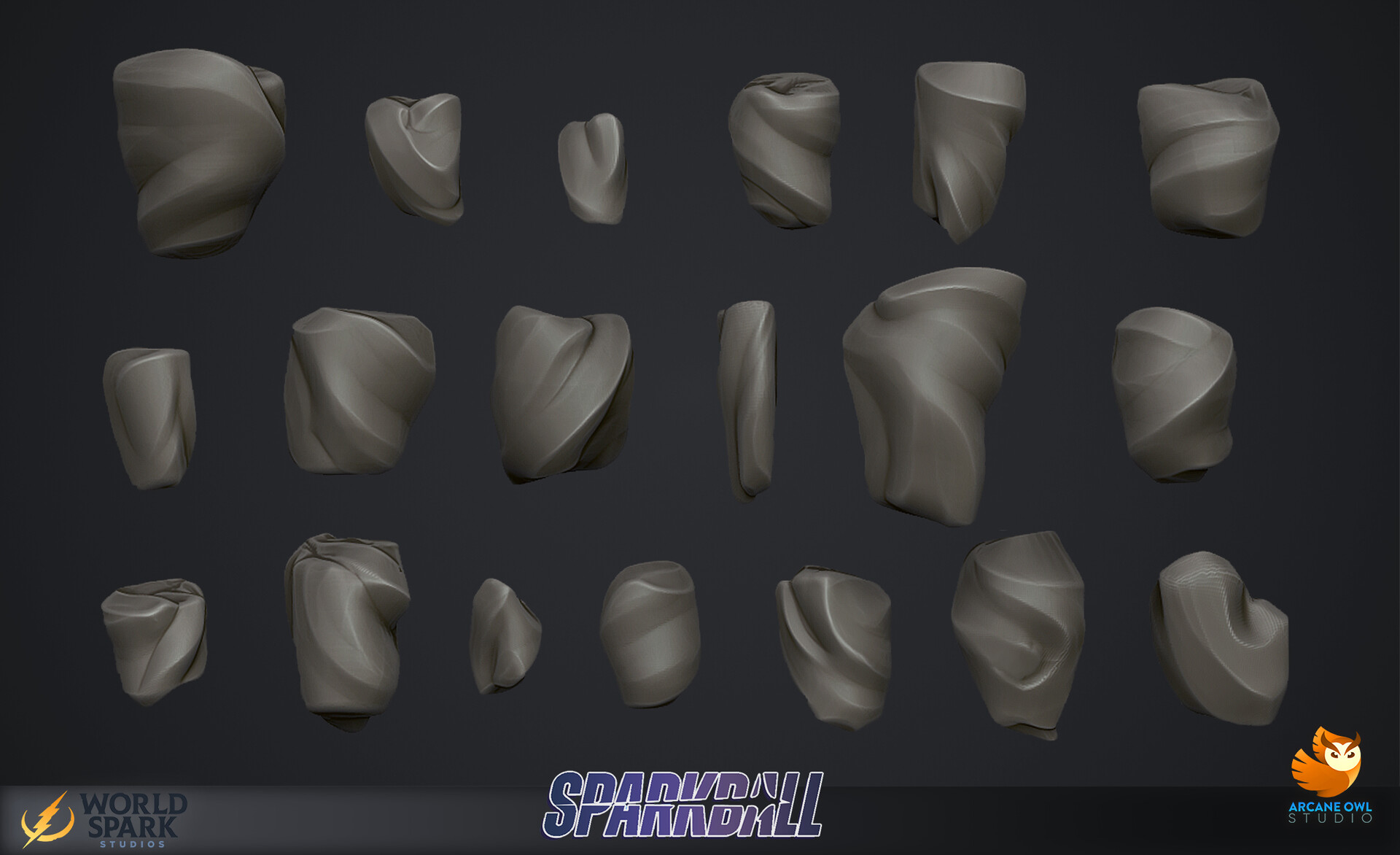 Arcane Owl Studio - Sparkball: Art Dump_001!
