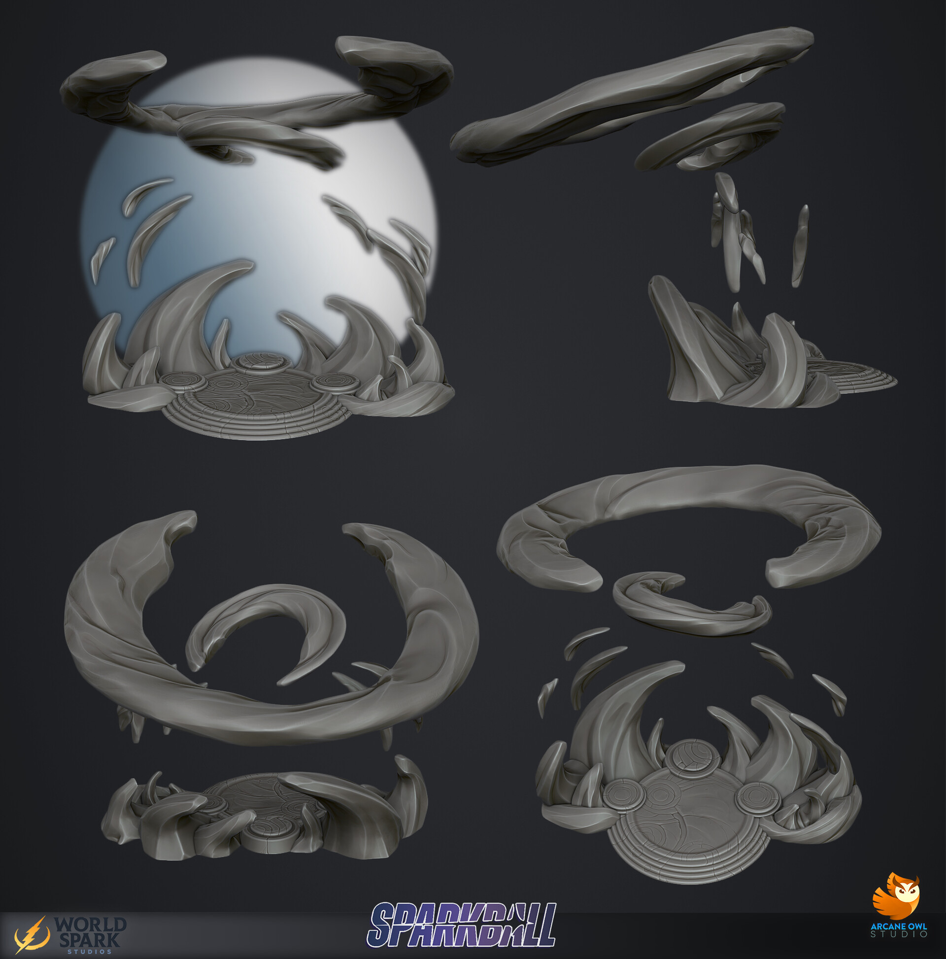 Arcane Owl Studio - Sparkball: Art Dump_001!