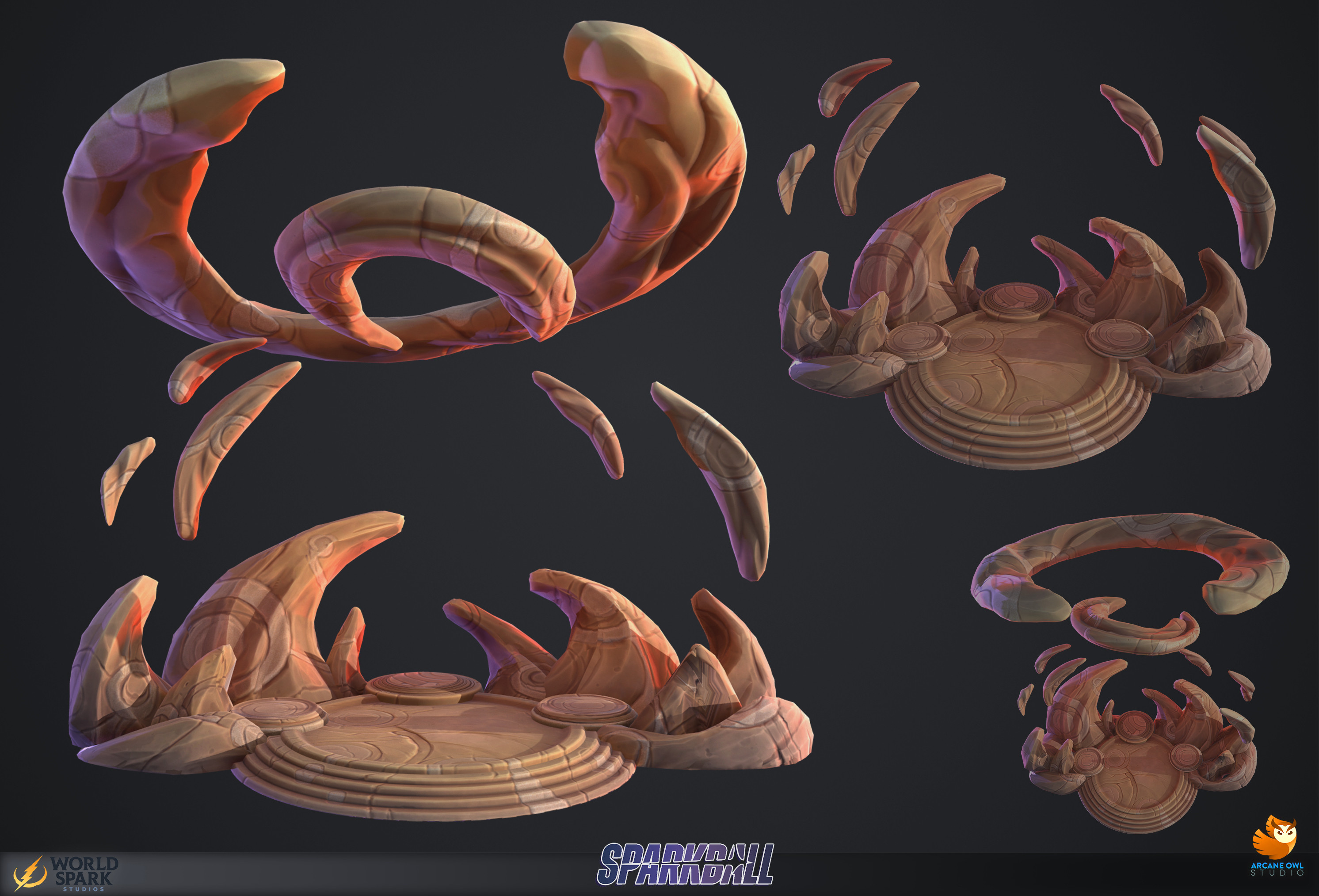 Arcane Owl Studio - Sparkball: Art Dump_001!