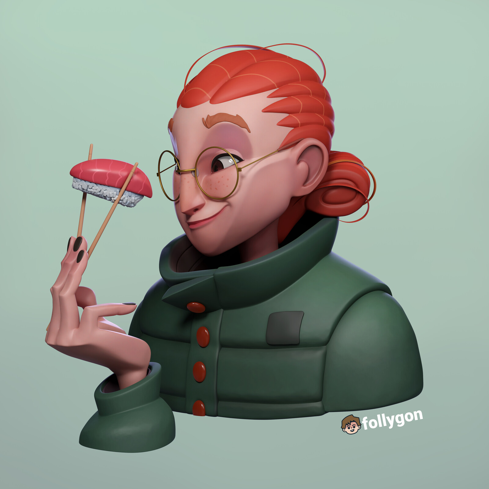 Follygon - Sushi Girl 🍣