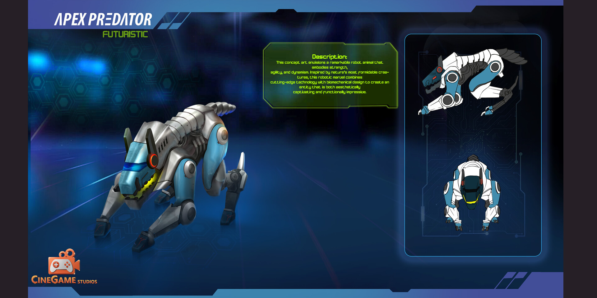 ArtStation - Apex Futuristic Predator concept art