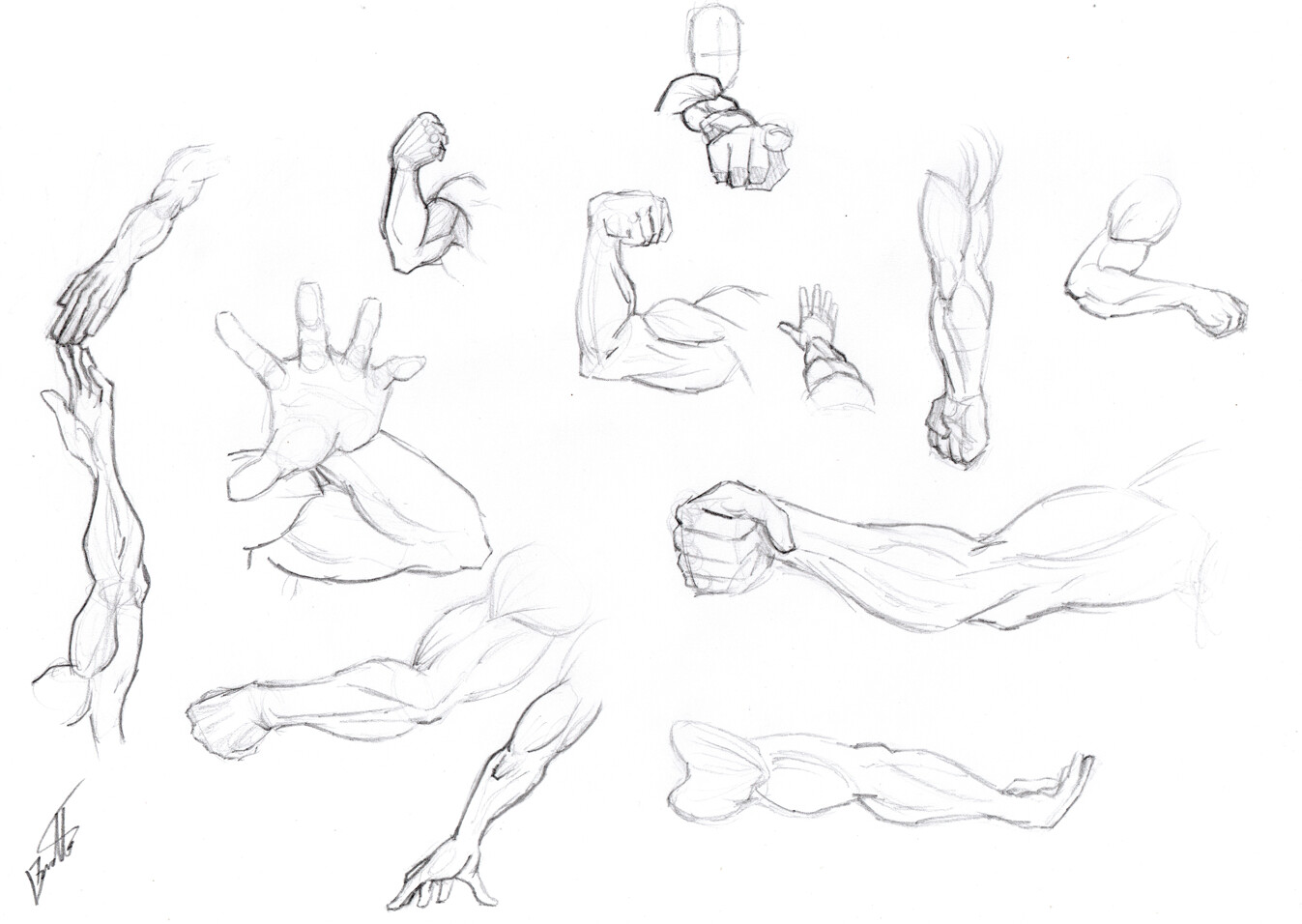 ArtStation - Arm Sketches