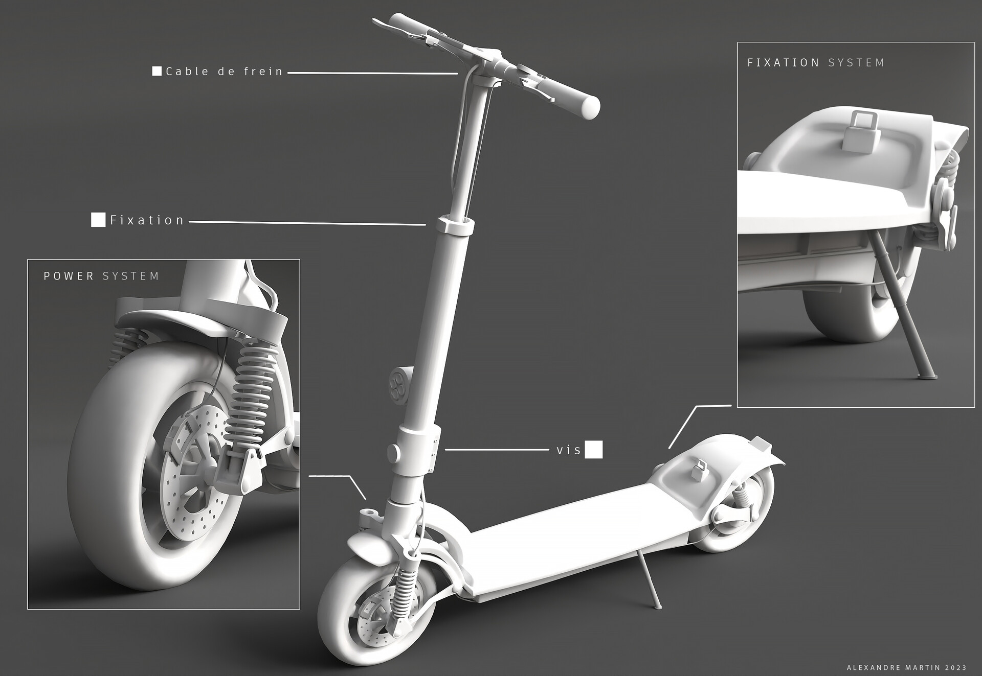 ArtStation - Electric scooter