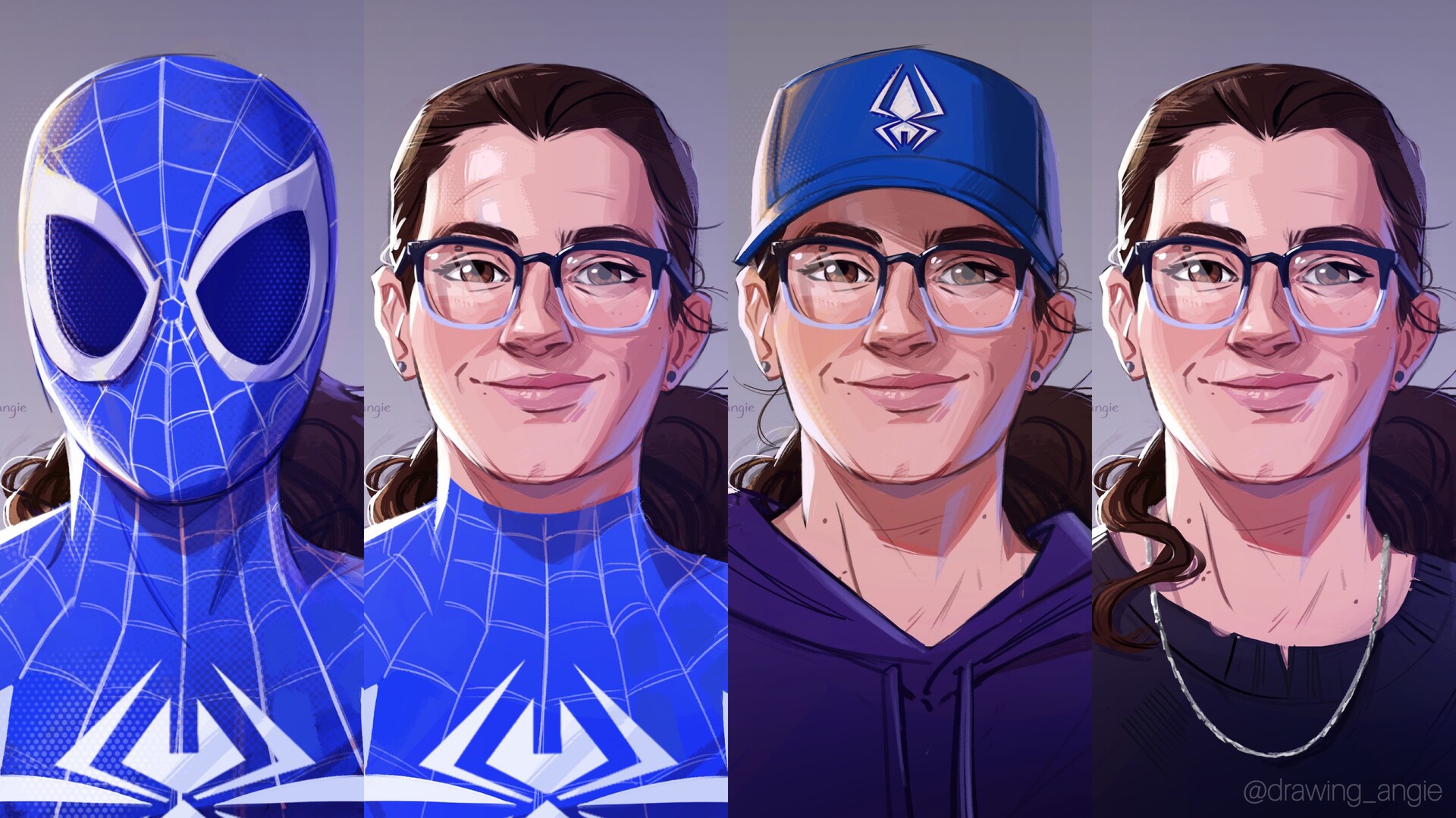 Angela Chiarelli - Across the Spider-Verse Self Portrait