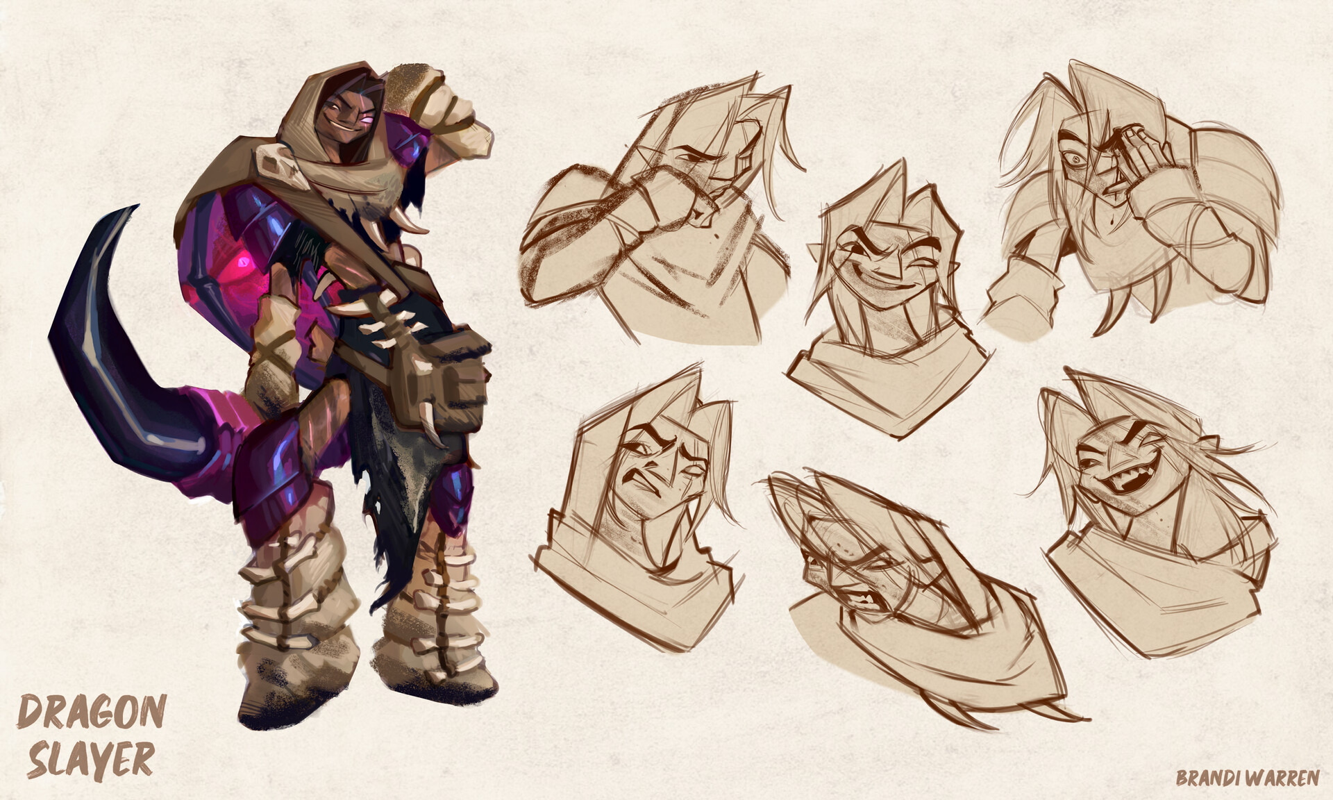 ArtStation - Dragon Slayer Character Design