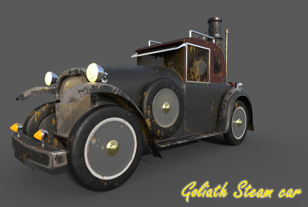 ArtStation - GOLIATH STEAM CONCEPT CAR