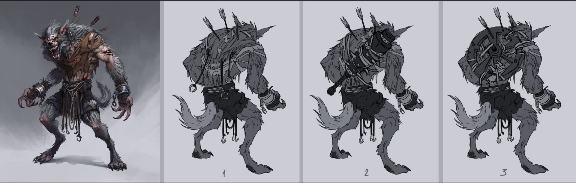 Hanna Diachenko - Werewolf Concept