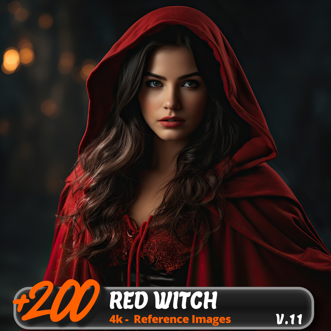 ArtStation - RED WITCH VOL. 11/ 4K/ Reference Image