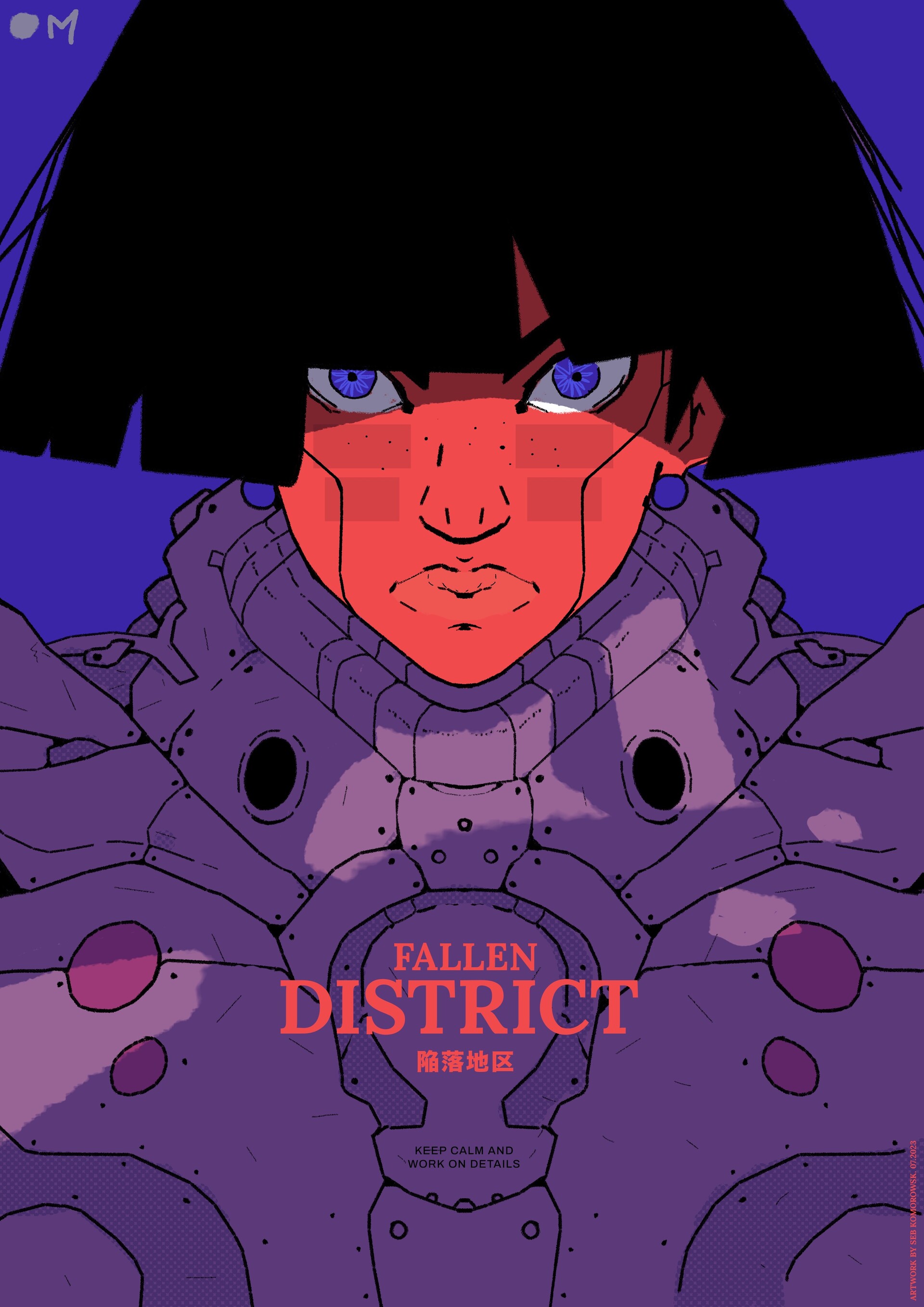 ArtStation - The Fallen District (Illustration for Course)