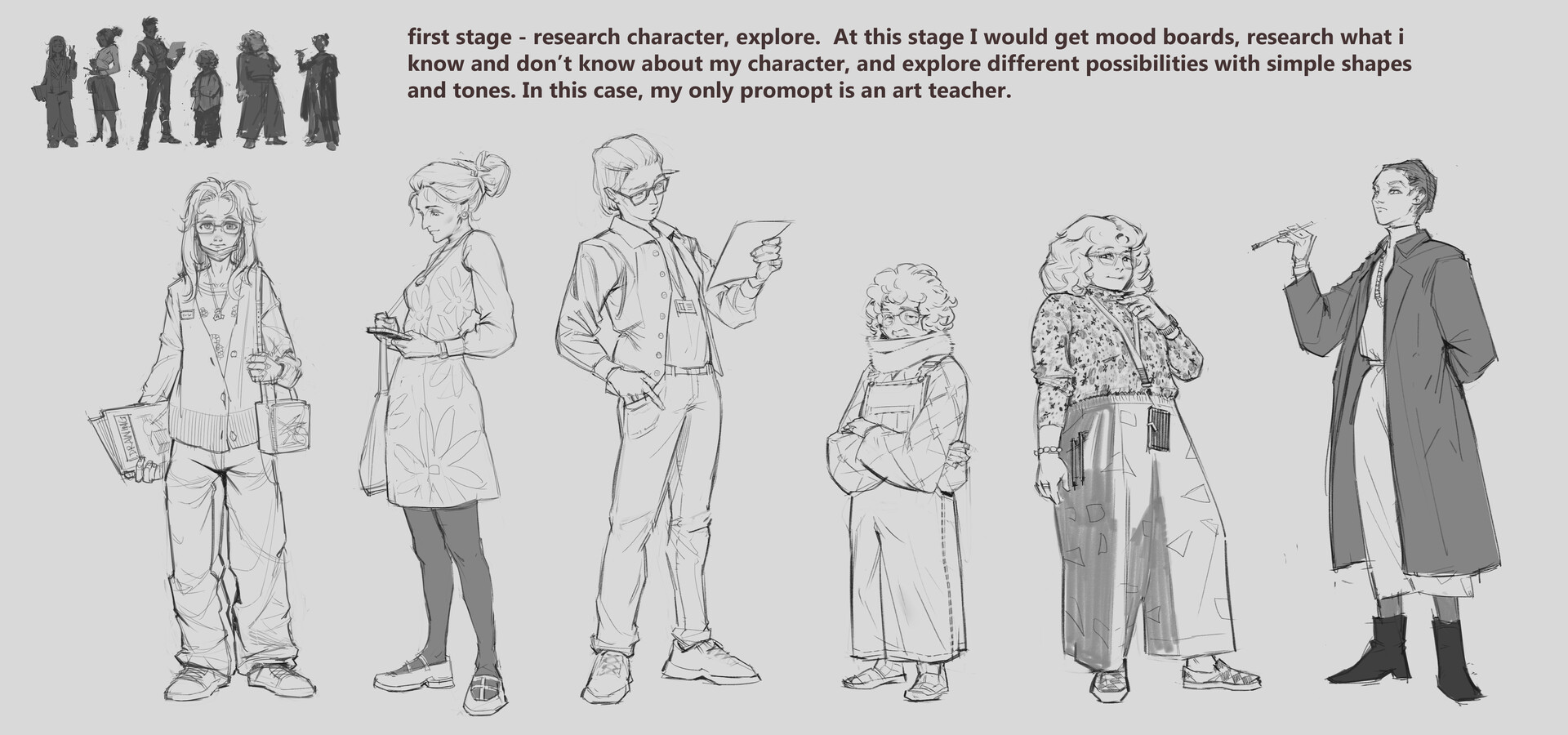 Michael Zhang - Maddame Draxi, Art Teacher Concept