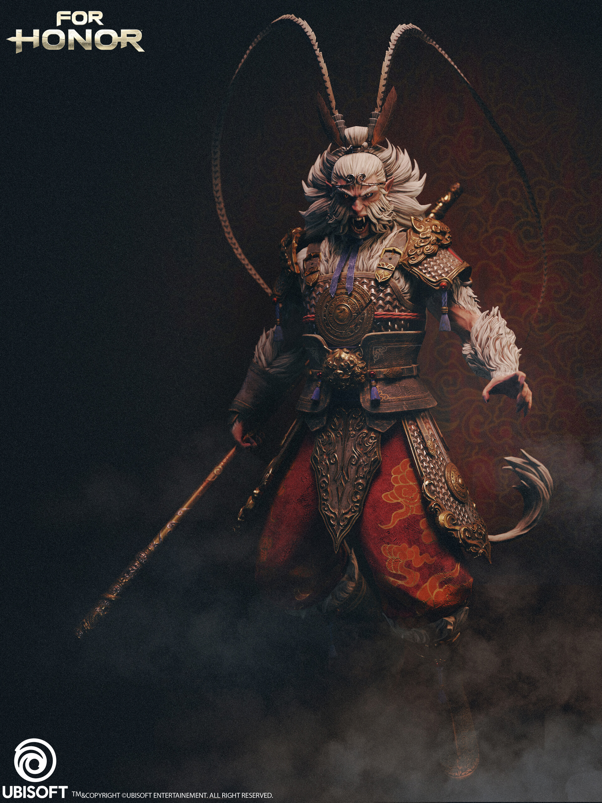 QiYu Dai (Aiden) - For Honor-Hero Skin-Monkey King