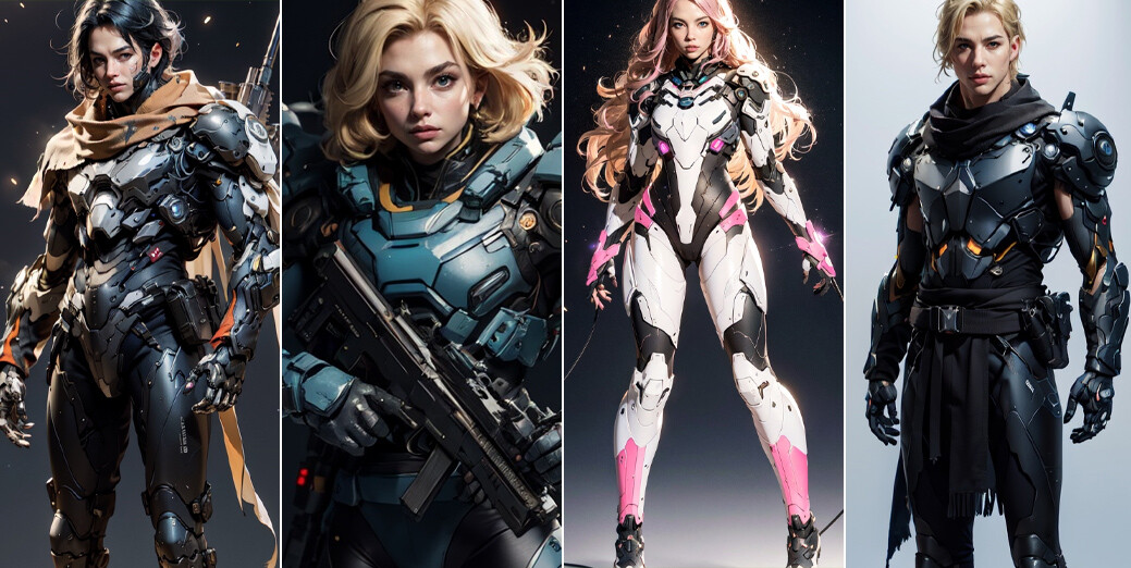 ArtStation - 200 | 4K Hard surface Armor Bodysuit reference now in shop!