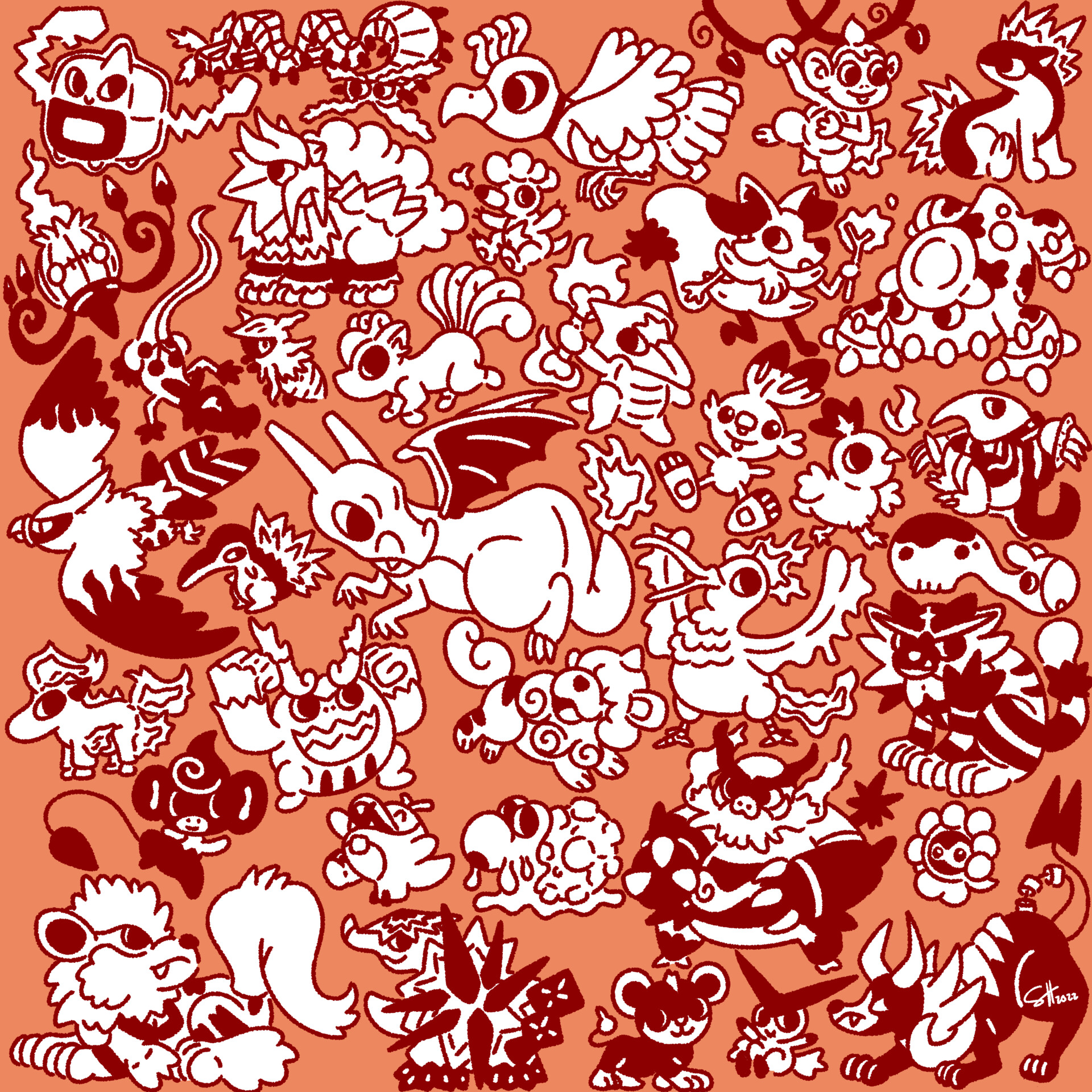 ArtStation - Fire Pokemon Board