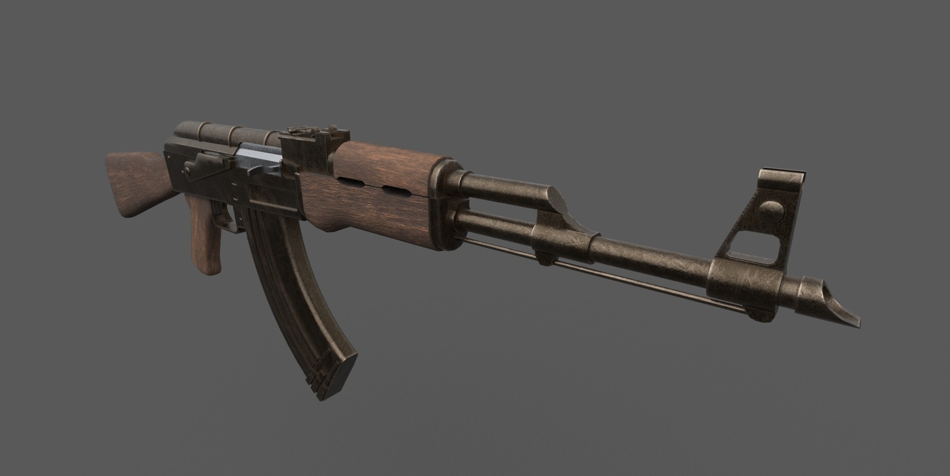ArtStation - Ak 47 blender made model