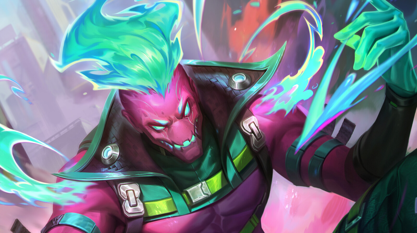 Pandart Studio - Street Demons Brand splash for league of legends